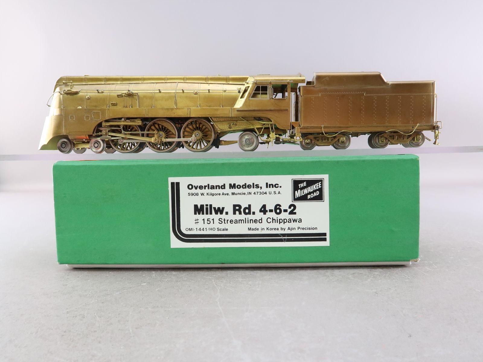 HO Brass Model - OMI 1441 Milwaukee Road Streamlined Chippawa 4-6-2 ...