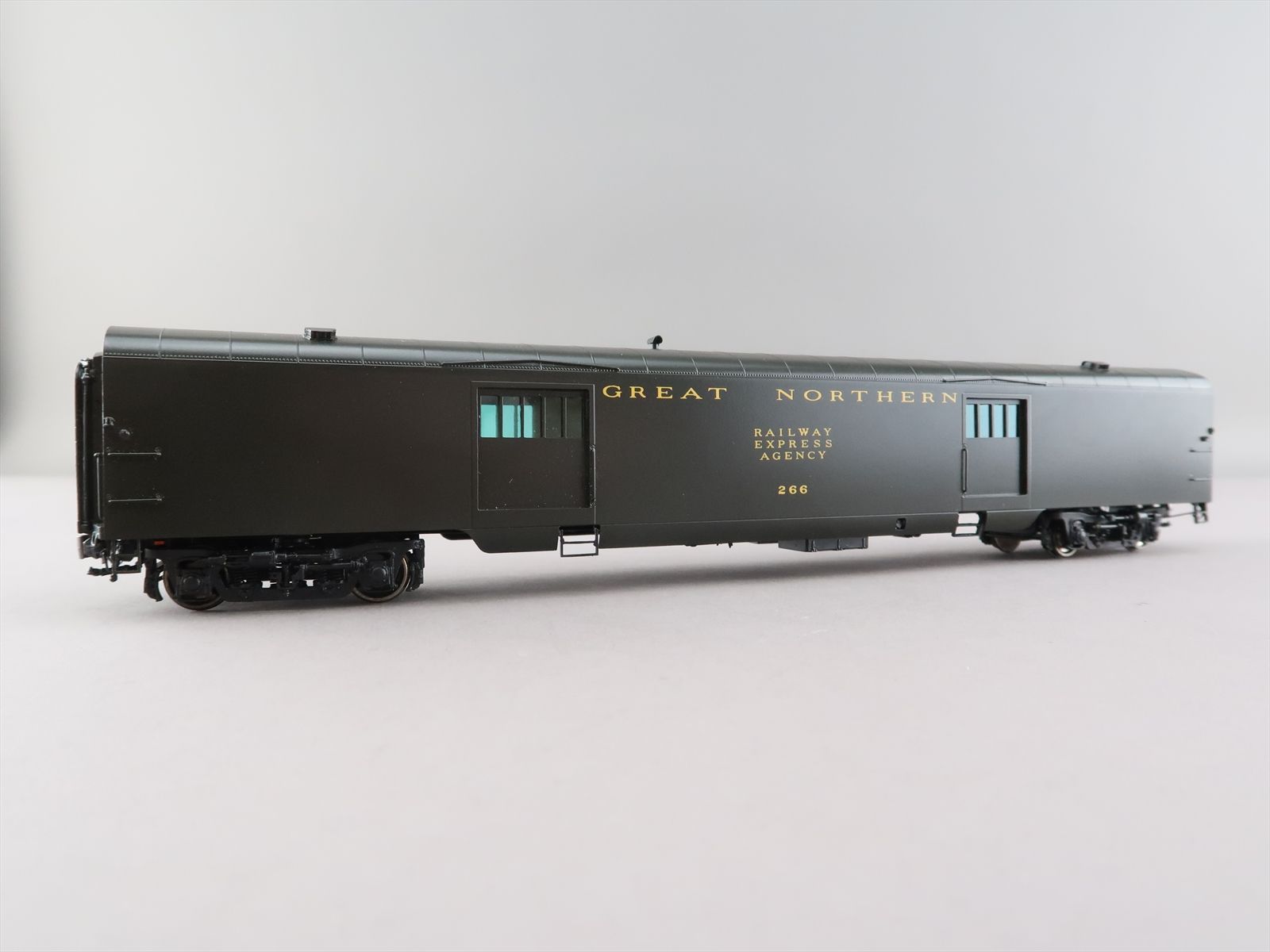 HO Brass Model - RWC GN13A GN Great Northern Baggage Car Pullman Green ...