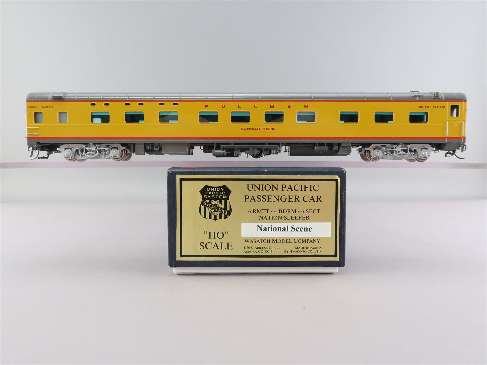 HO Brass Model - Wasatch UP Union Pacific 6-4-6 Sleeper NATIONAL SCENE ...