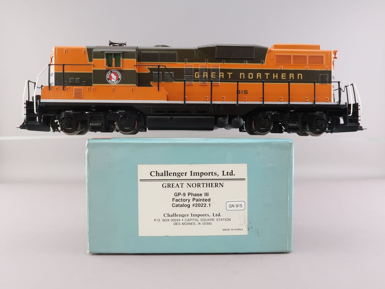 O 2-Rail Brass - CIL 2022.1 GN Great Northern EMD GP-9 Phase 3 Diesel ...