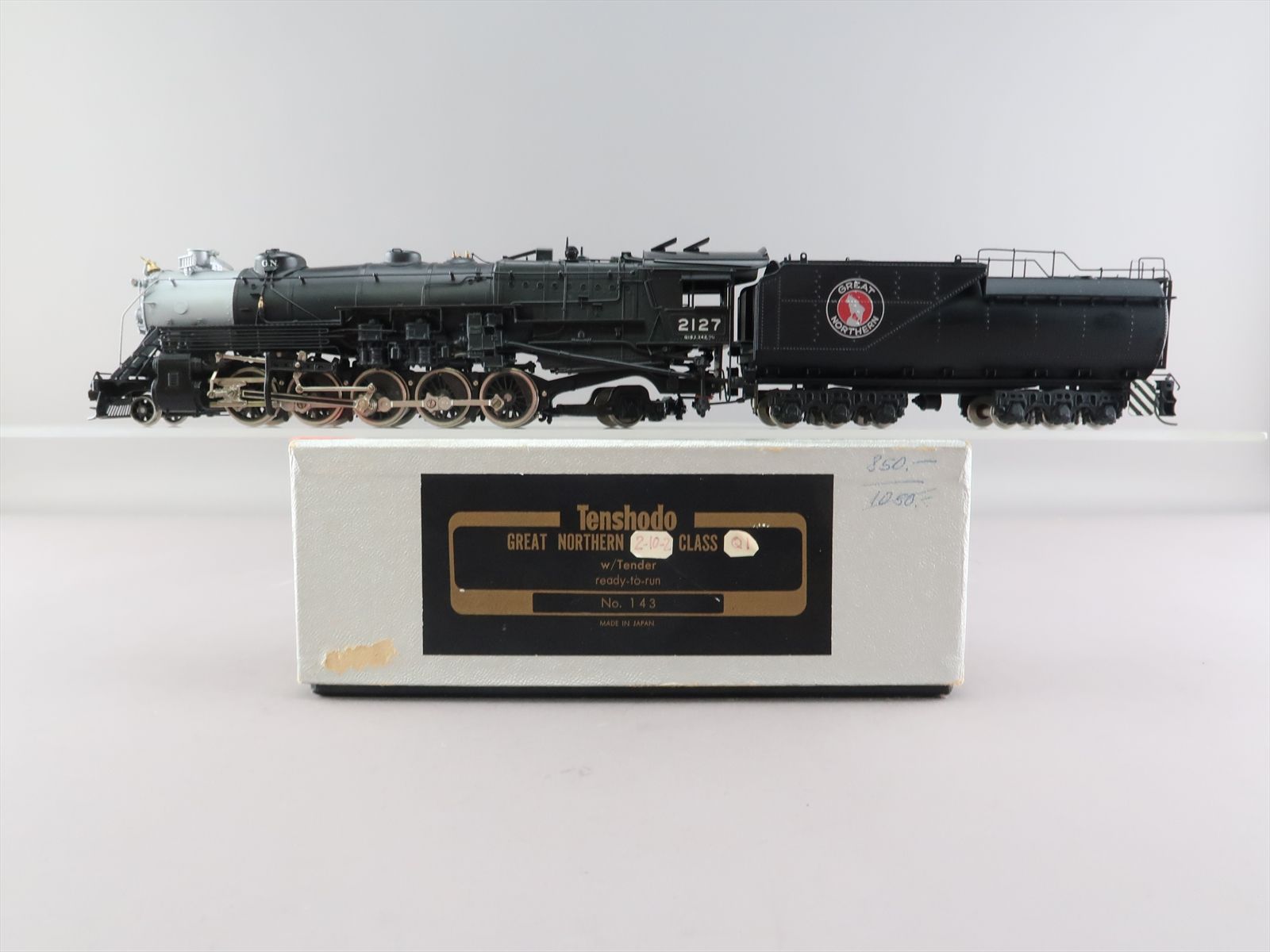 HO Brass Model - PFM 155 GN Great Northern Q-1 2-10-2 #2127 - F/P ...