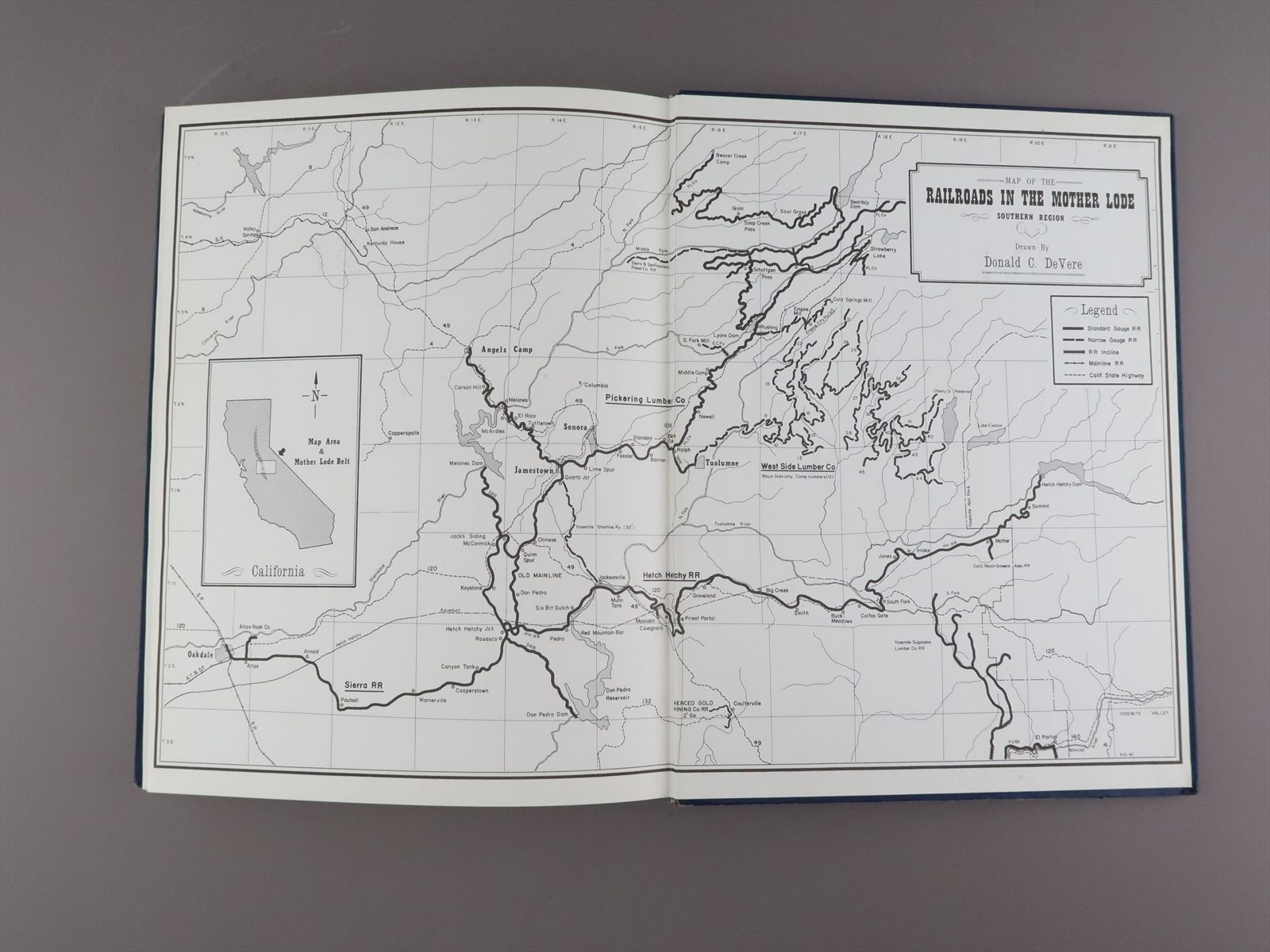 Railroad Book - Rails in the Mother Lode - Adolf Hungry Wolf - 207 pages