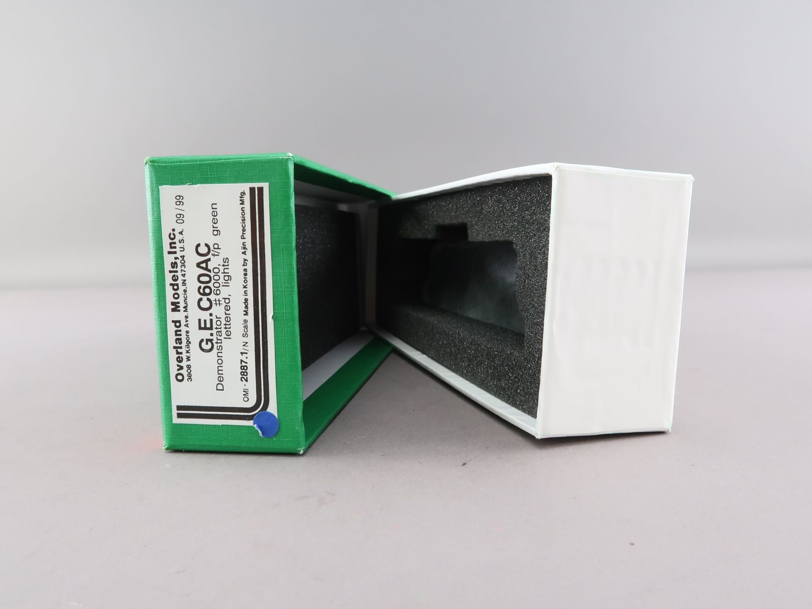 N Brass Model - OMI 2887.1 GE General Electric C60AC Demonstrator #6000 ...