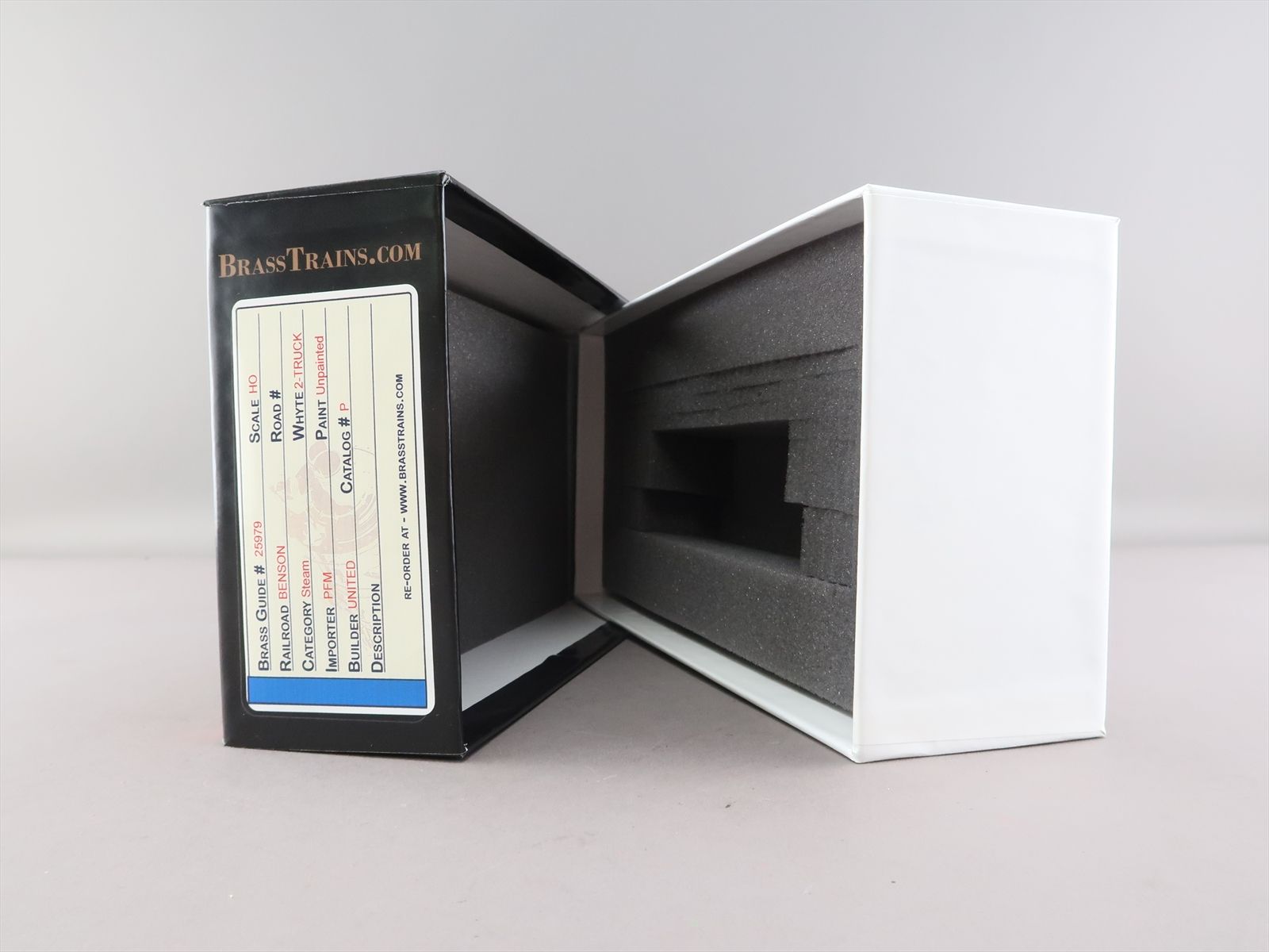 HO Brass Model - PFM Benson Log 25 Ton 2 Truck Shay - Unpainted - 1969 Run - United / Atlas - BT Box