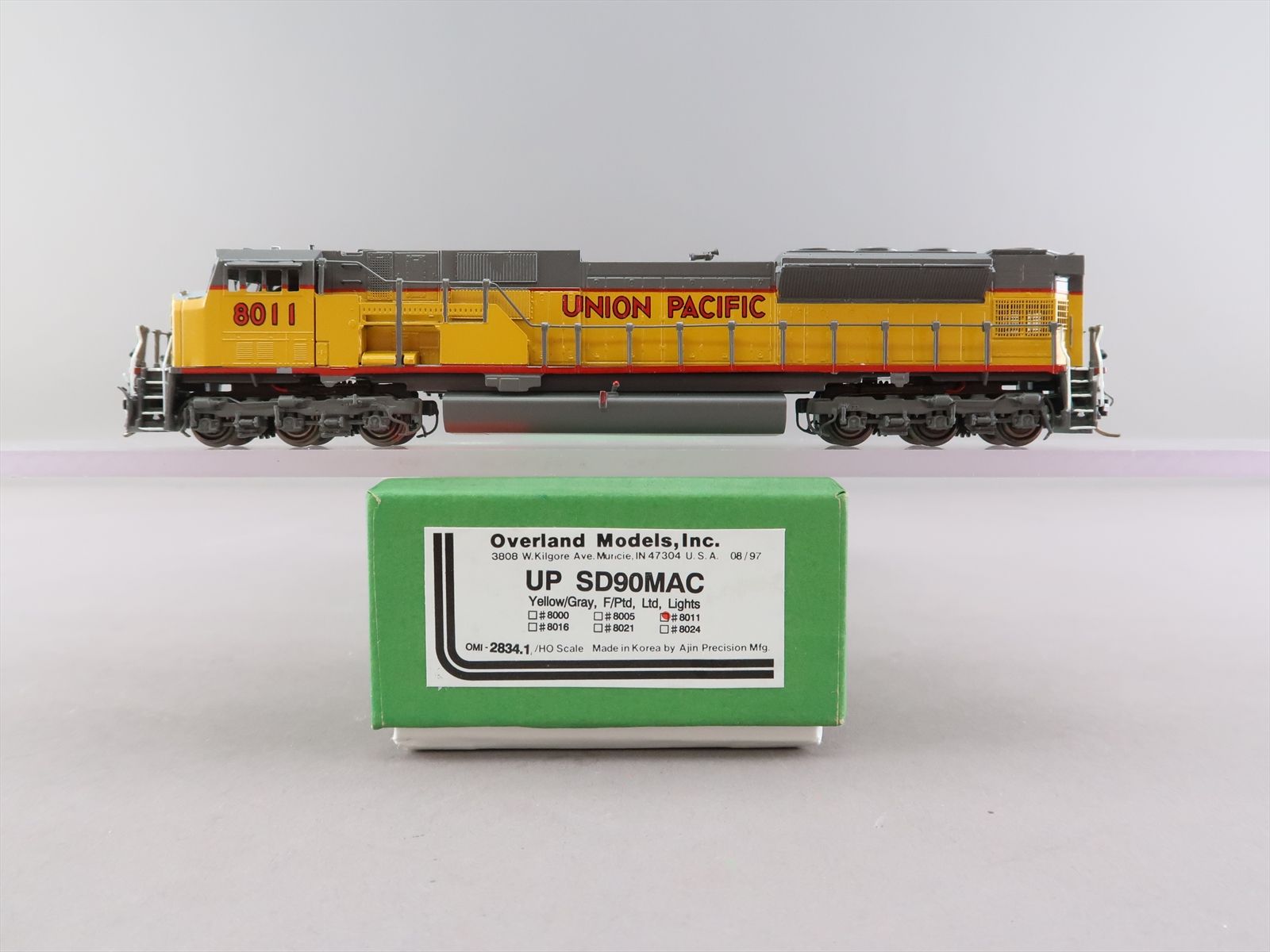 N Brass Model - OMI 2834.1 UP Union Pacific SD90MAC #8011 - F/P - 1997 ...