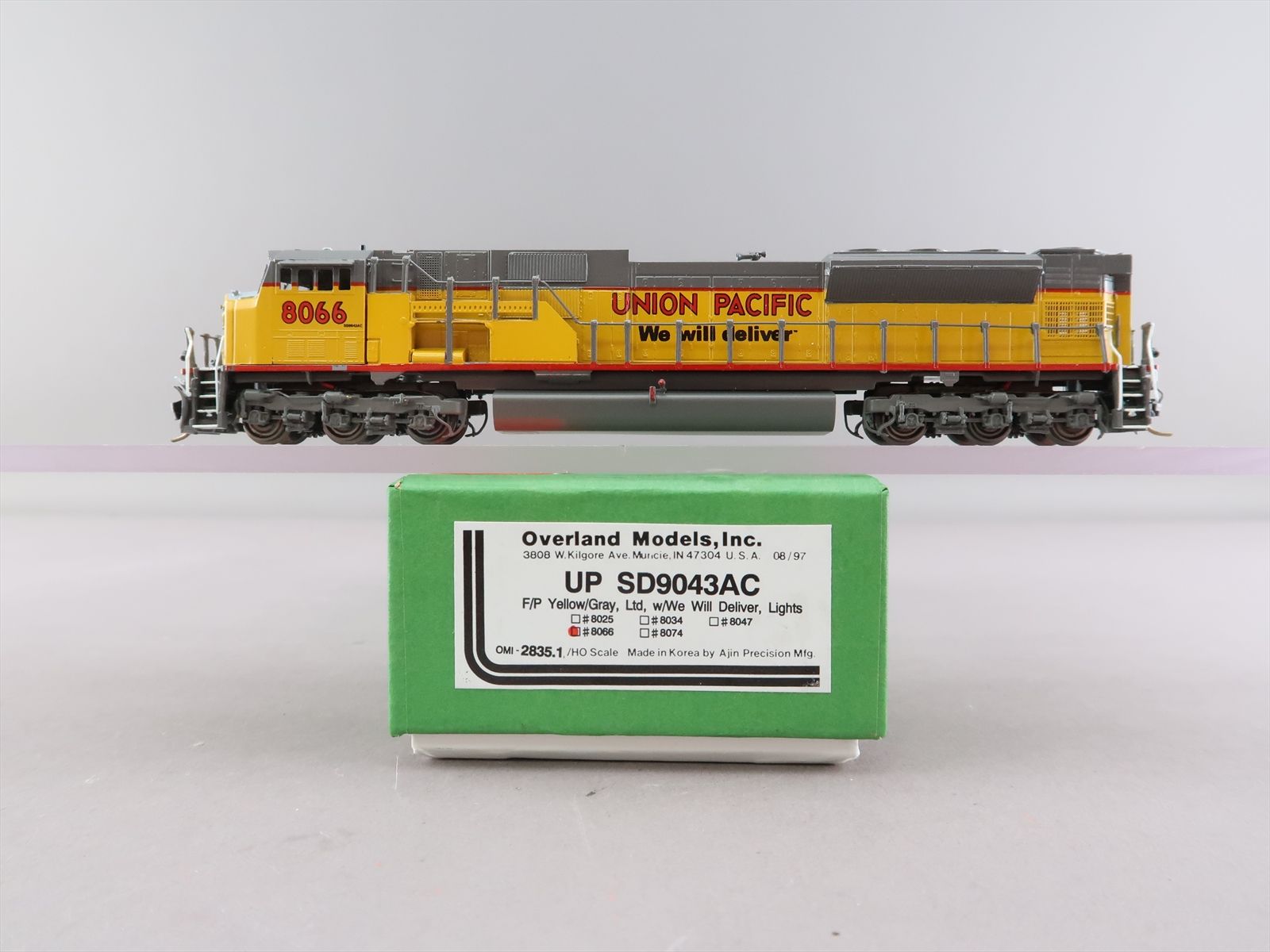 N Brass Model - OMI 2834.1 UP Union Pacific SD90MAC #8066 - F/P - 1997 ...