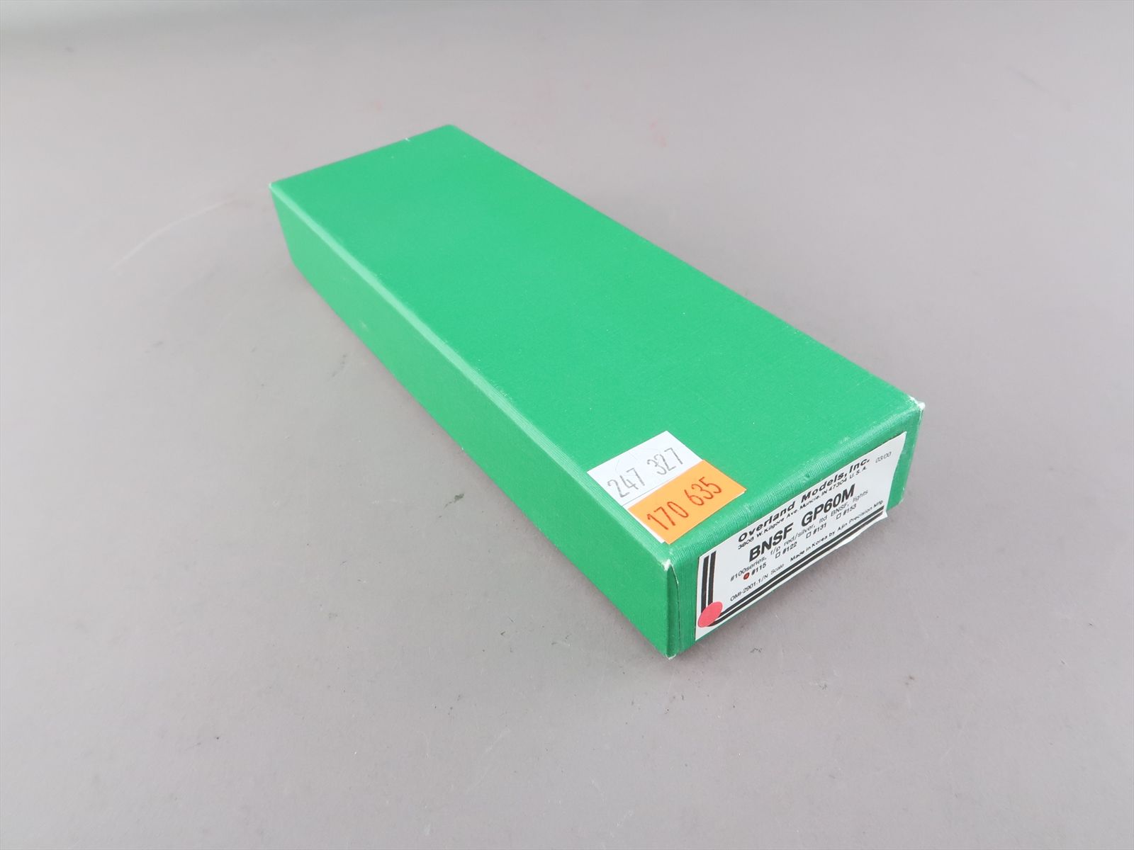 N Brass Model - OMI 2901.1 BNSF Burlington Northern GP60M #115 - F/P ...