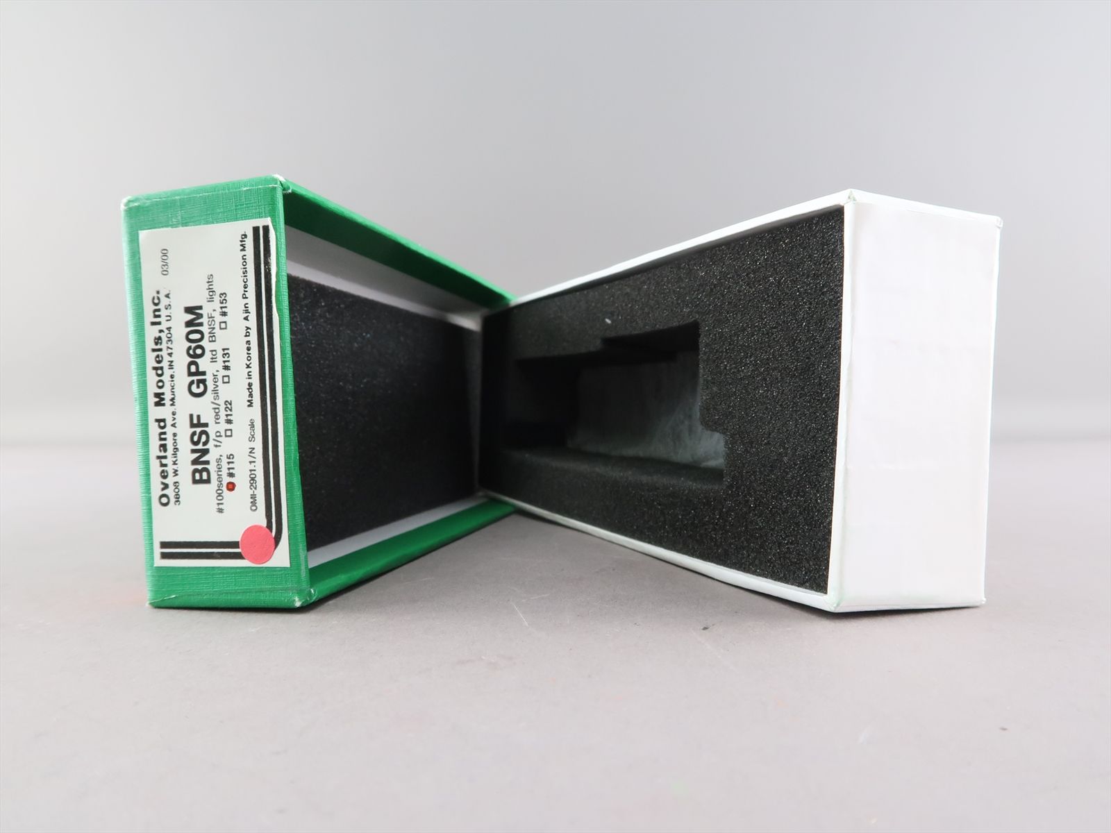 N Brass Model - OMI 2901.1 BNSF Burlington Northern GP60M #115 - F/P ...