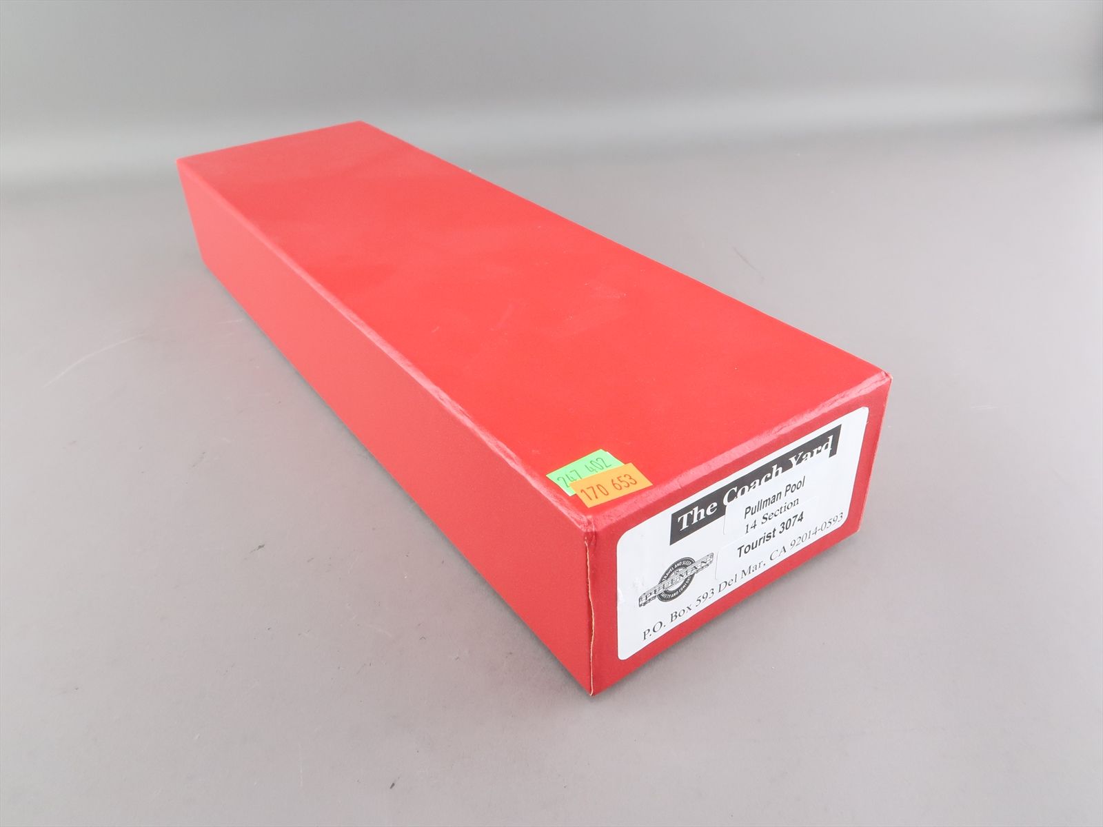 HO Brass Model - TCY 1407a 14 Section Pullman Tourist Sleeper #3074 - F ...