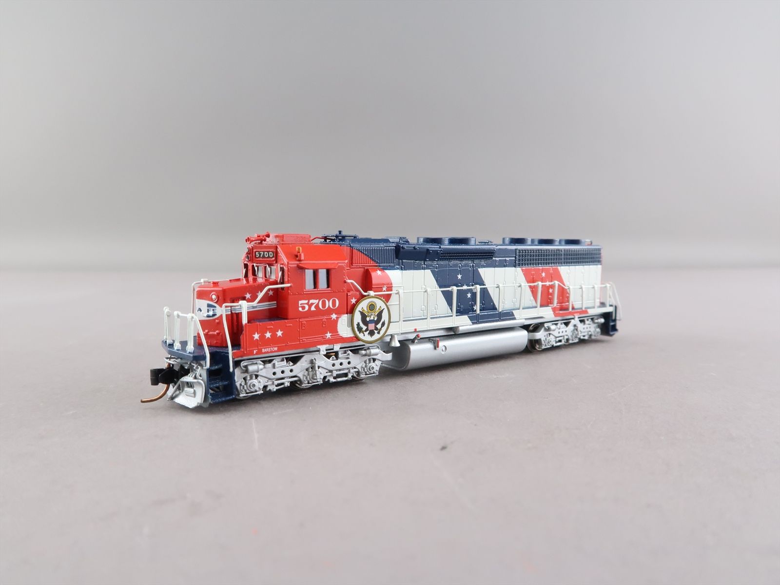 N Brass Model - OMI 2926.1 AT&SF Santa Fe SF SD45-2 Red White Blue Bicentennial #5700 - F/P ...