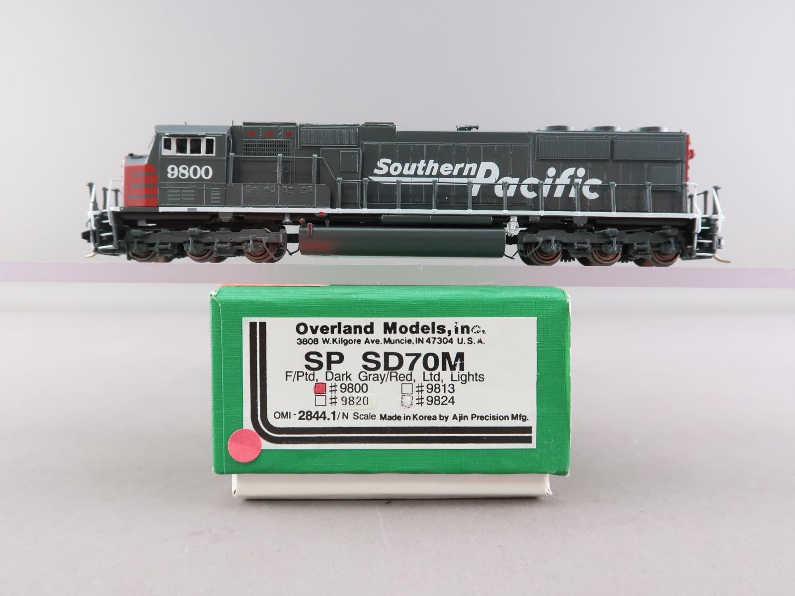N Brass Model - OMI 2844.1 SP Southern Pacific SD70M #9800 - F/P - 1998 Run - Ajin