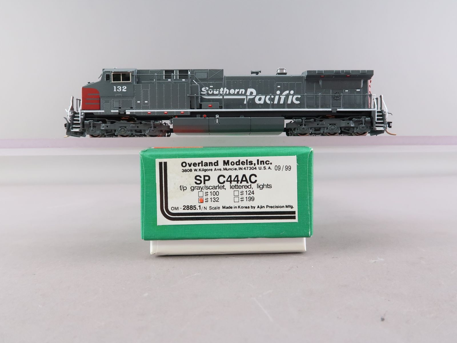 N Brass Model - OMI 2885.1 SP Southern Pacific C44AC #132 - F/P - 1999 ...