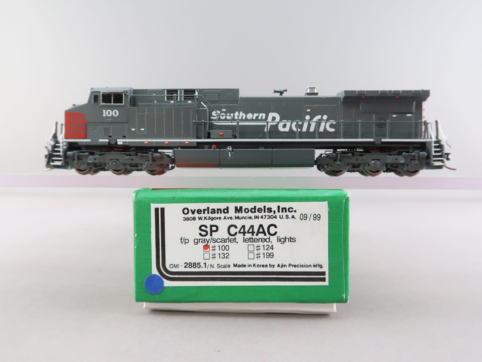 N Brass Model - OMI 2885.1 SP Southern Pacific C44AC #100 - F/P - 1999 ...
