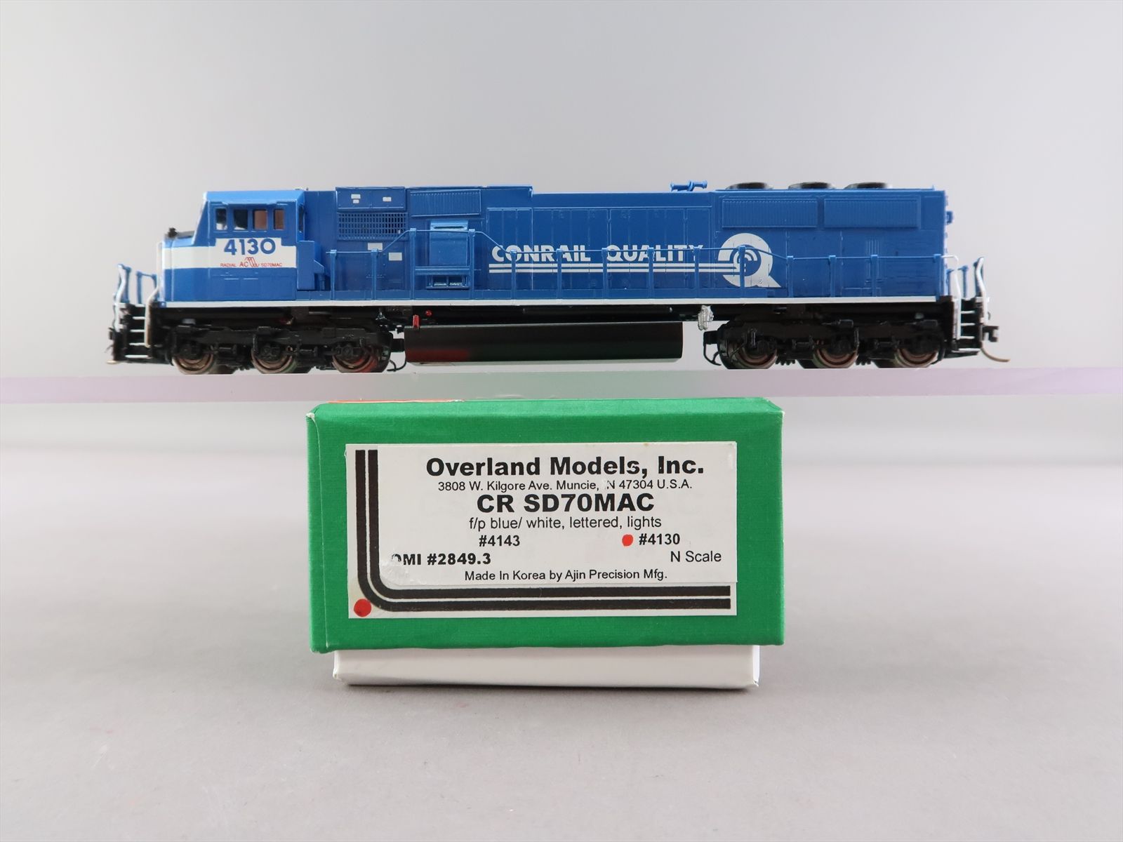 N Brass Model - OMI 2849.3 CR Conrail SD70MAC #4130 - F/P - 1998 Run - Ajin