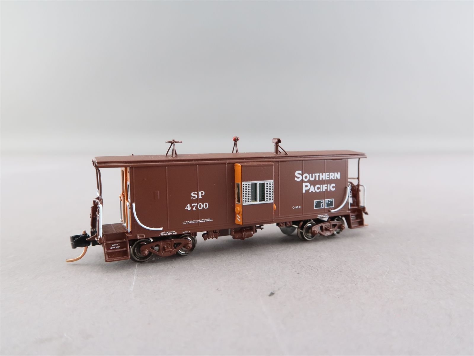 N Brass Model - OMI 2992.1 SP Southern Pacific Bay Window Caboose C-50 ...