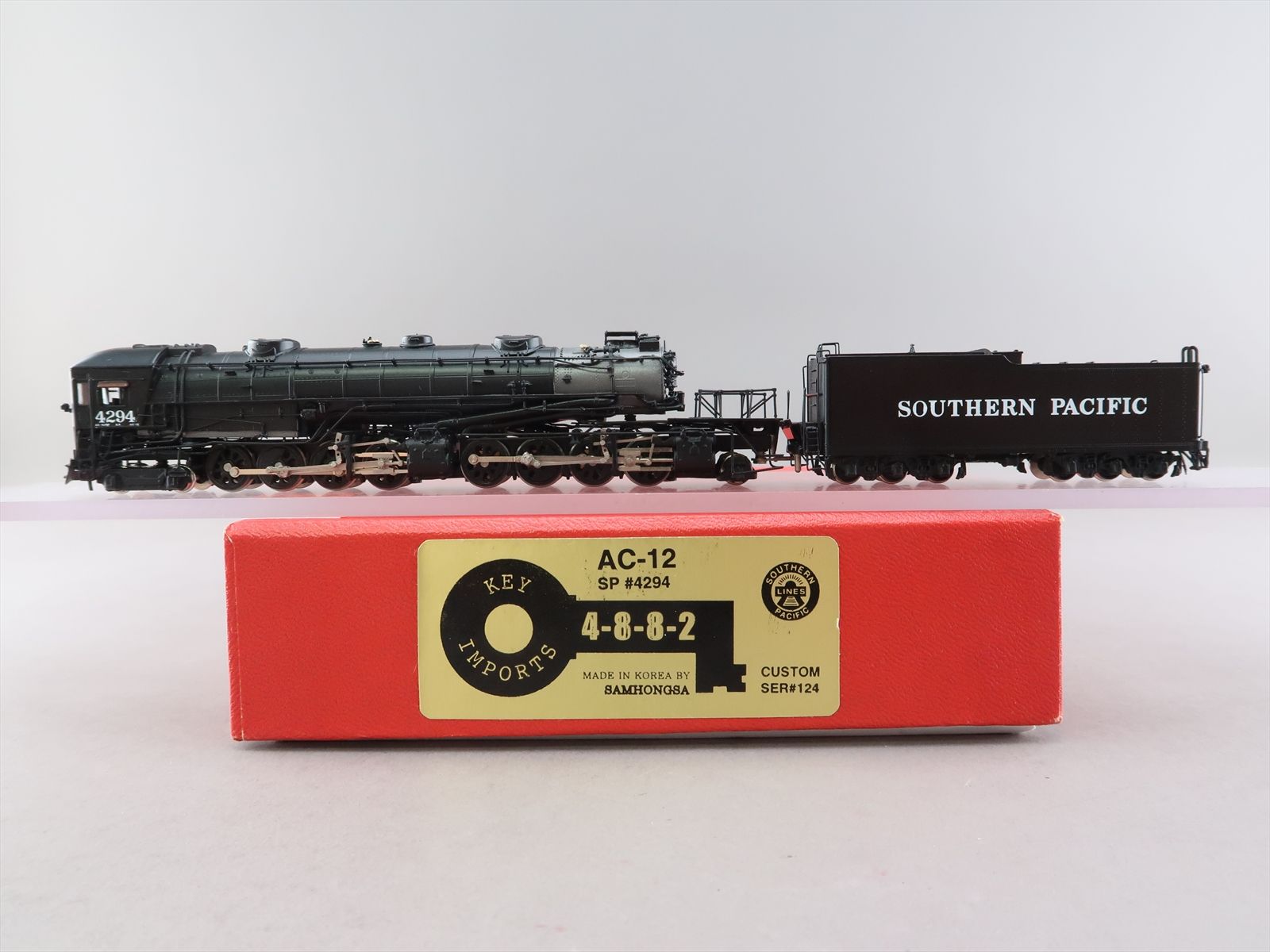 N Brass Model - Key CS#124 SP Southern Pacific AC-12 4-8-8-2 #4294 - F/P - Samhongsa