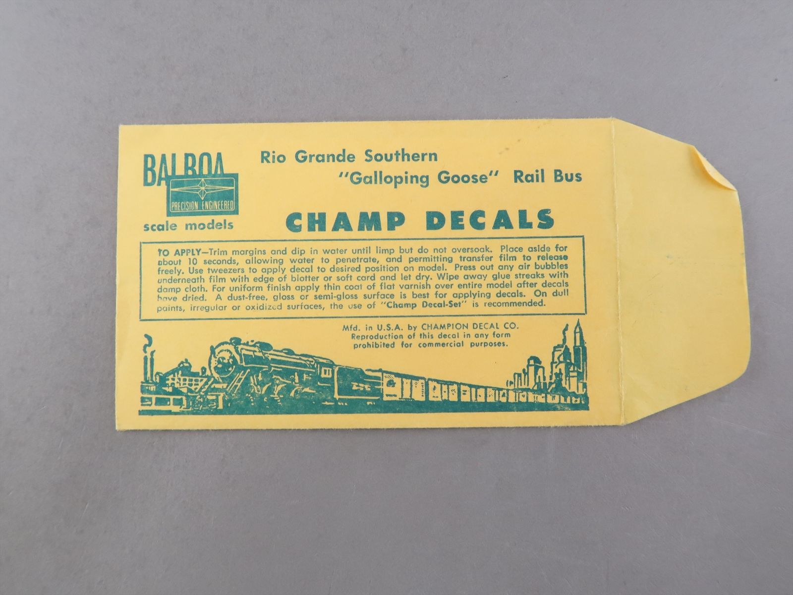 HOn3 Brass Model - Balboa RGS Rio Grande Southern Galloping Goose 3 ...