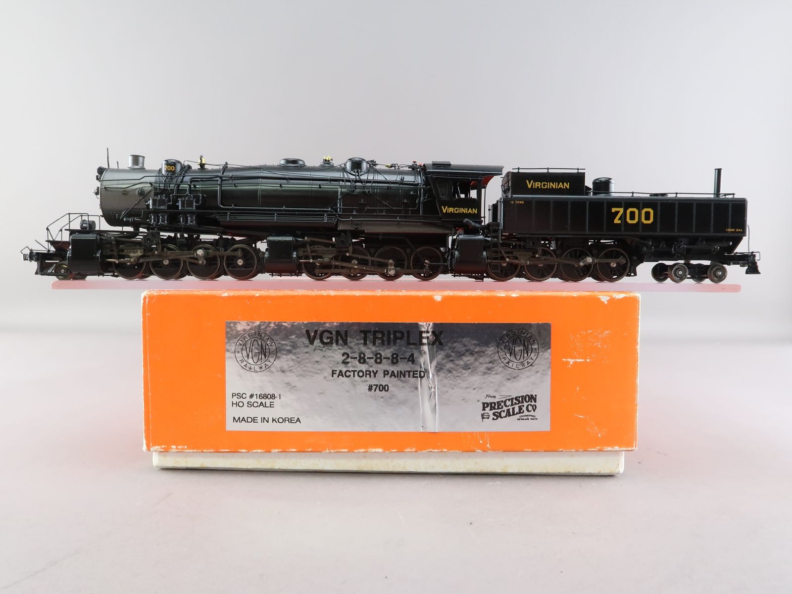 HO Brass Model - PSC 16808-1 VGN Virginian Triplex 2-8-8-8-4 #700 - F/P ...