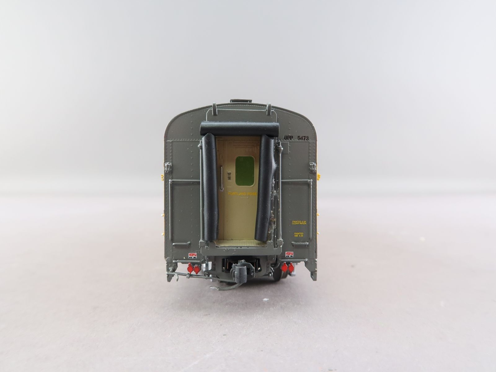 HO Brass Model - OMI 3435.1 UP Union Pacific Portland Rose Coach #5473 - F/P + Interior + Lights ...