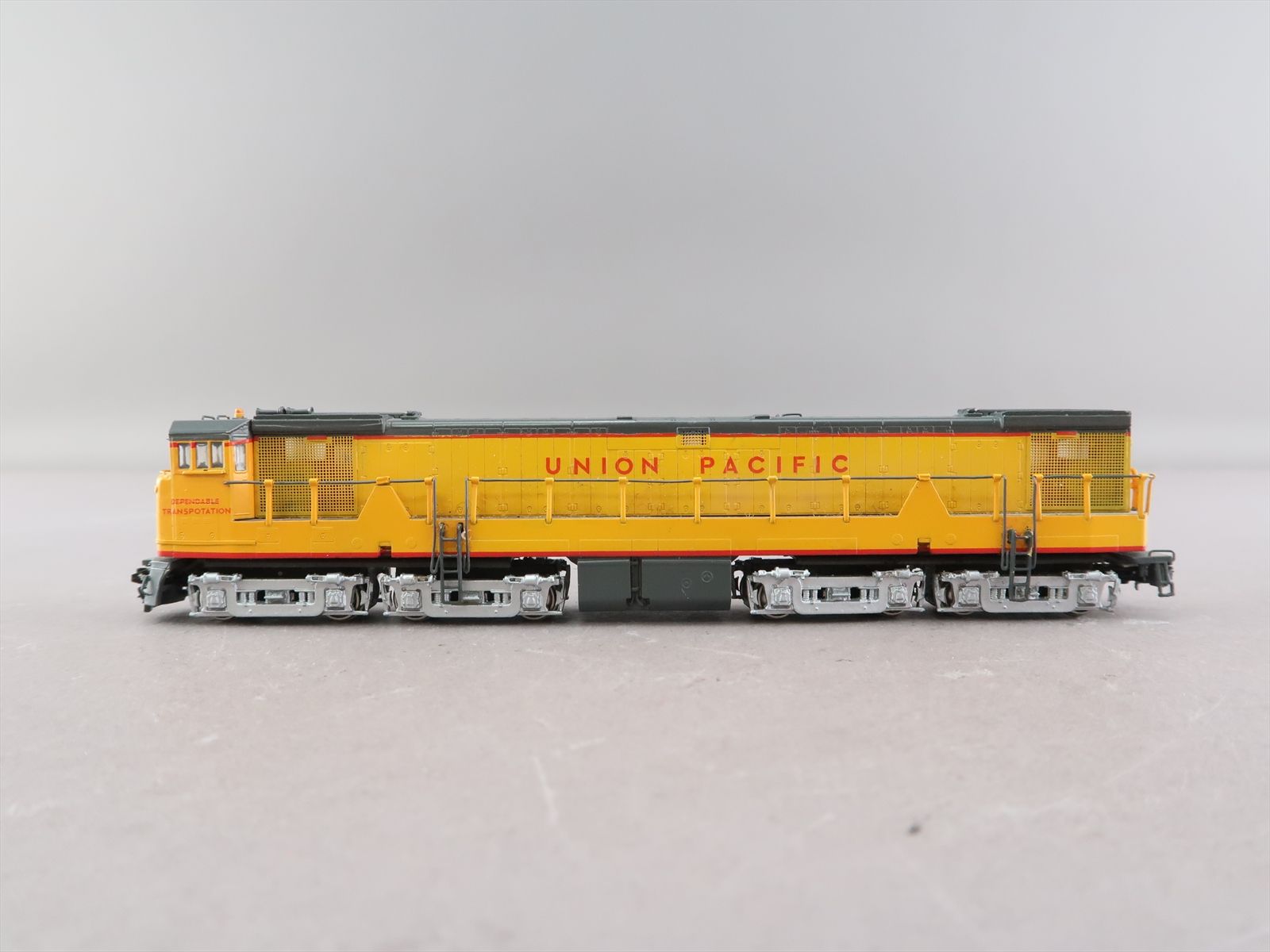 N Brass Model - Hallmark Models UP Union Pacific GE U-50-B Diesel - F/P - 1983 Run - Samhongsa