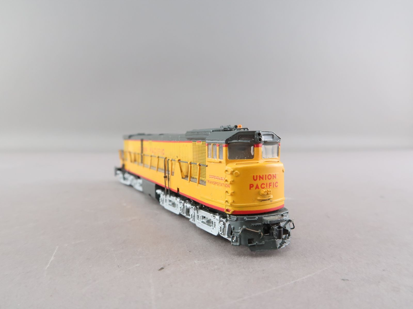 N Brass Model - Hallmark Models UP Union Pacific GE U-50-B Diesel - F/P - 1983 Run - Samhongsa