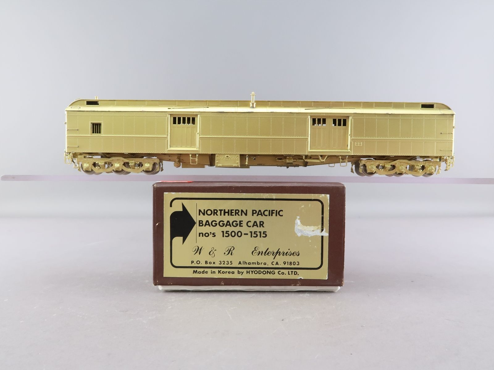 HO Brass Model - W&R NP Northern Pacific Baggage Car #1500 - 1515 ...