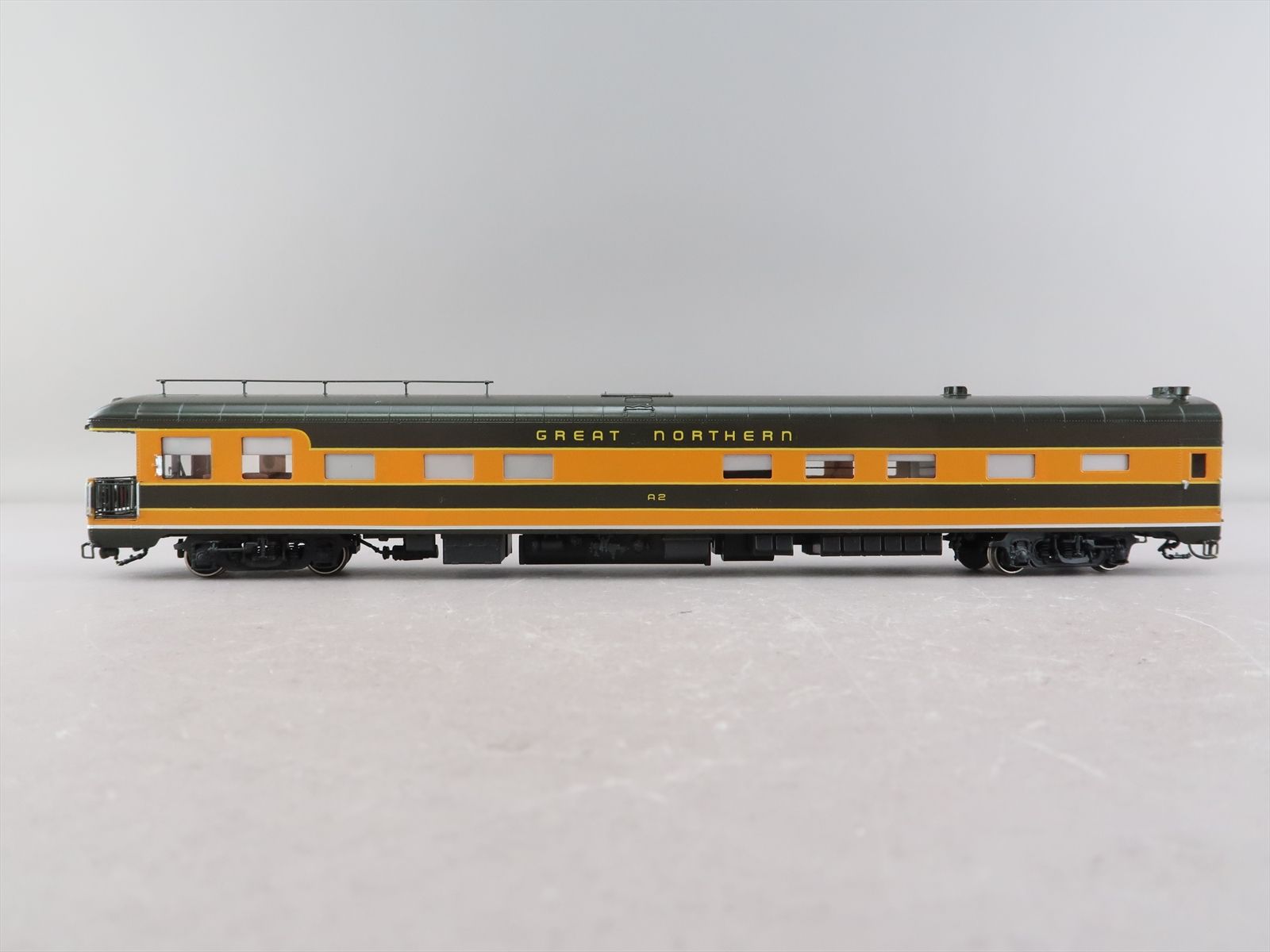 HO Brass Model - W&R BN Burlington Northern Business Car Columbia River #A2 - Custom - 1994 Run ...