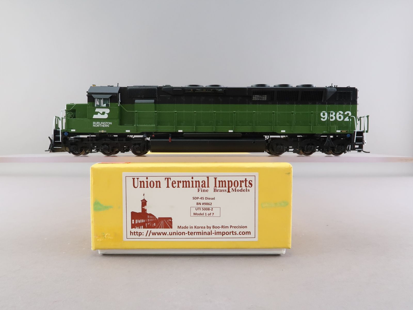 HO Brass Model - UTI 5008-2 BN Burlington Northern SDP-45 #9862 - F/P - 2010 Run - Boo-Rim
