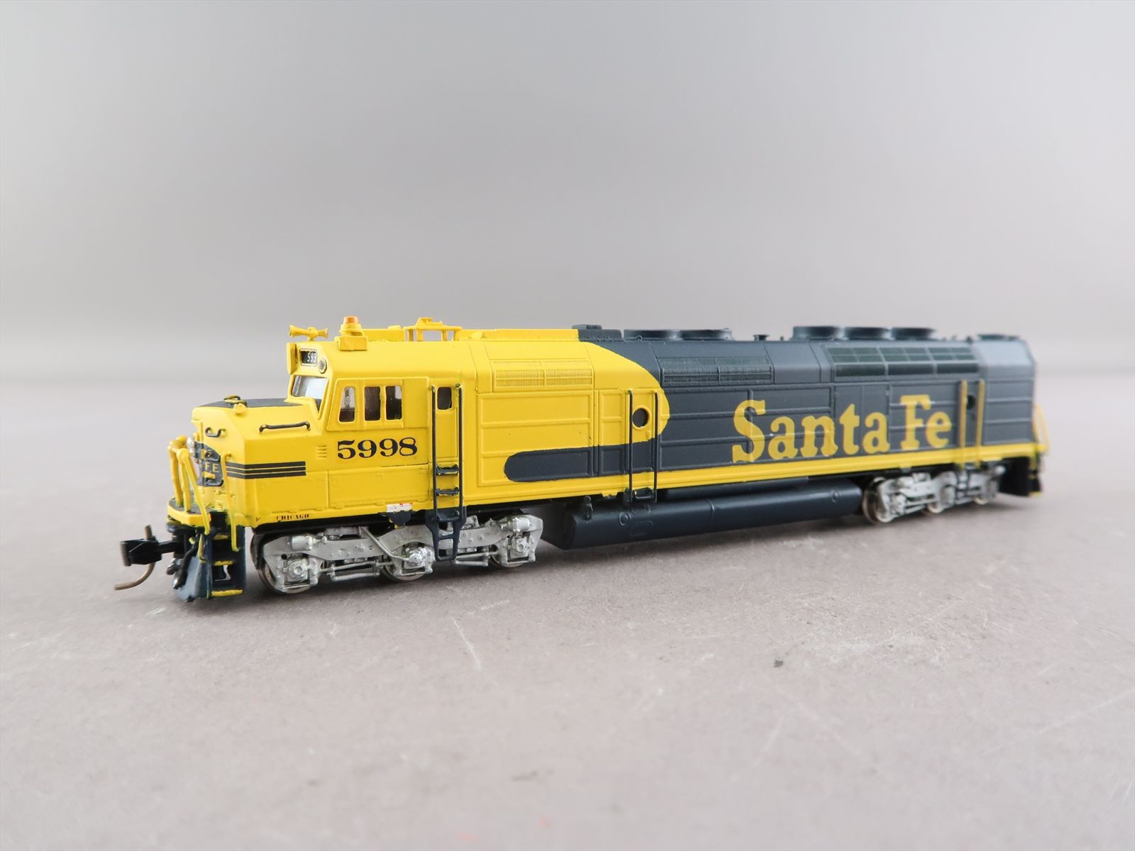 N Brass Model - W&R AT&SF Santa Fe FP45 Yellow Warbonnet - F/P - Samhongsa