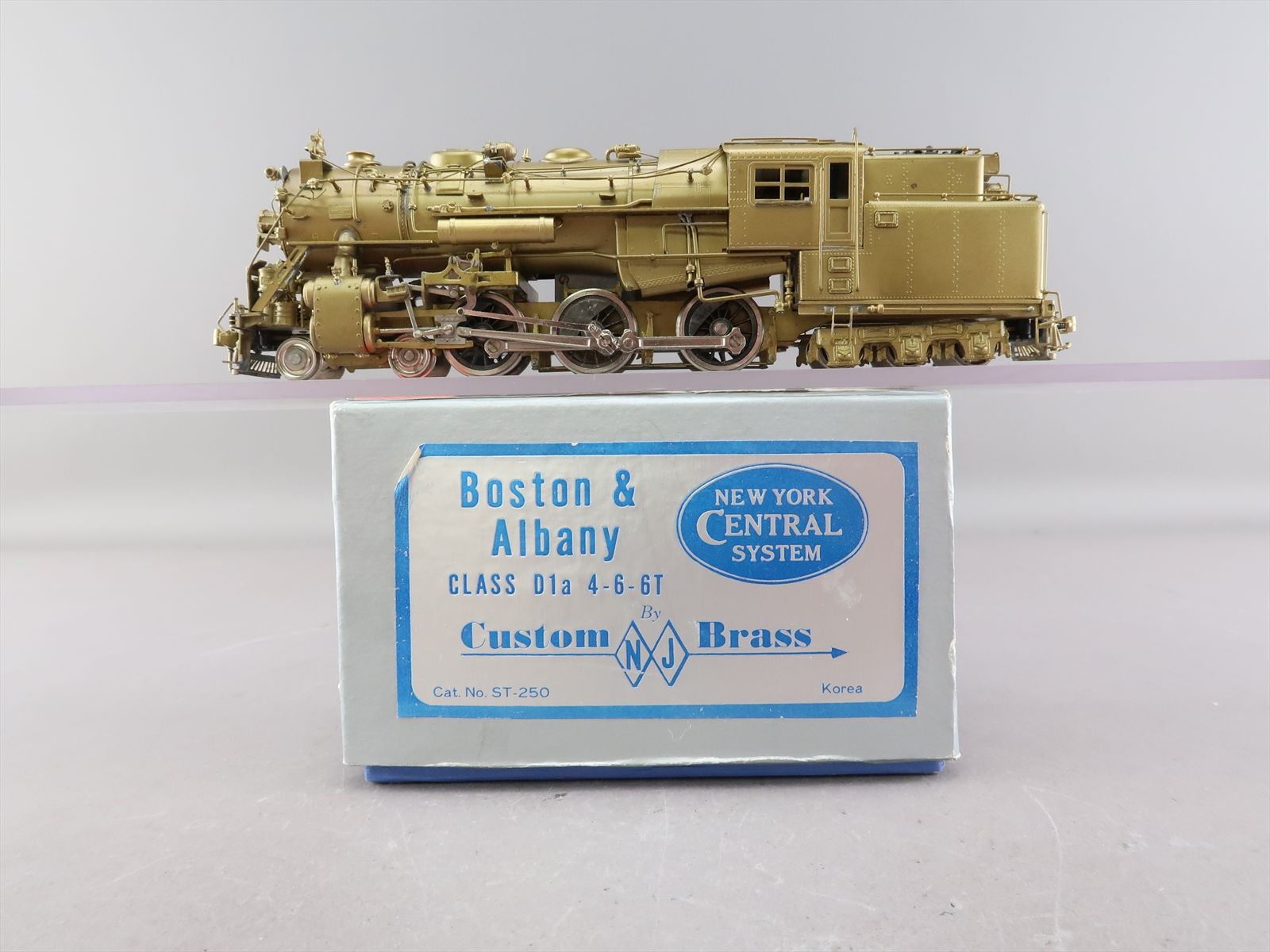 HO Brass Model - NJCB ST-250 B&A Boston & Albany D1a 4-6-6T - Unpainted ...