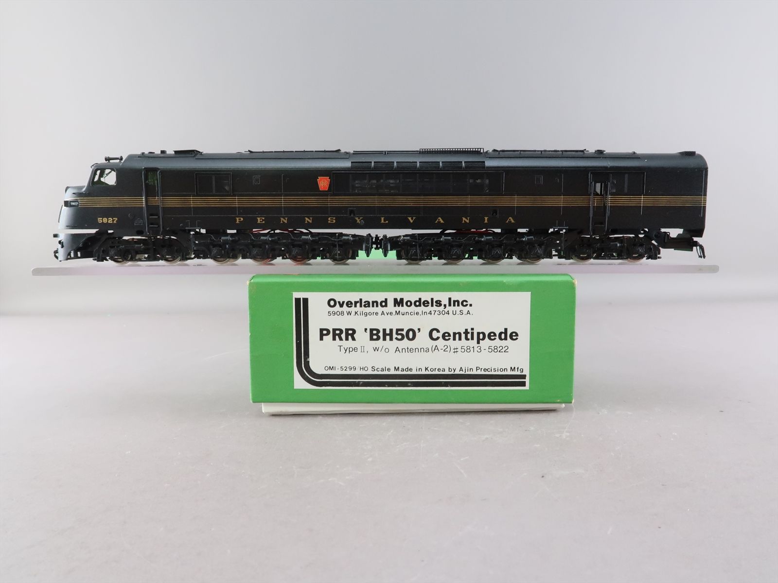 HO Brass Model - OMI 5299 PRR Pennsylvania BH50 Centipede Type II w/o ...