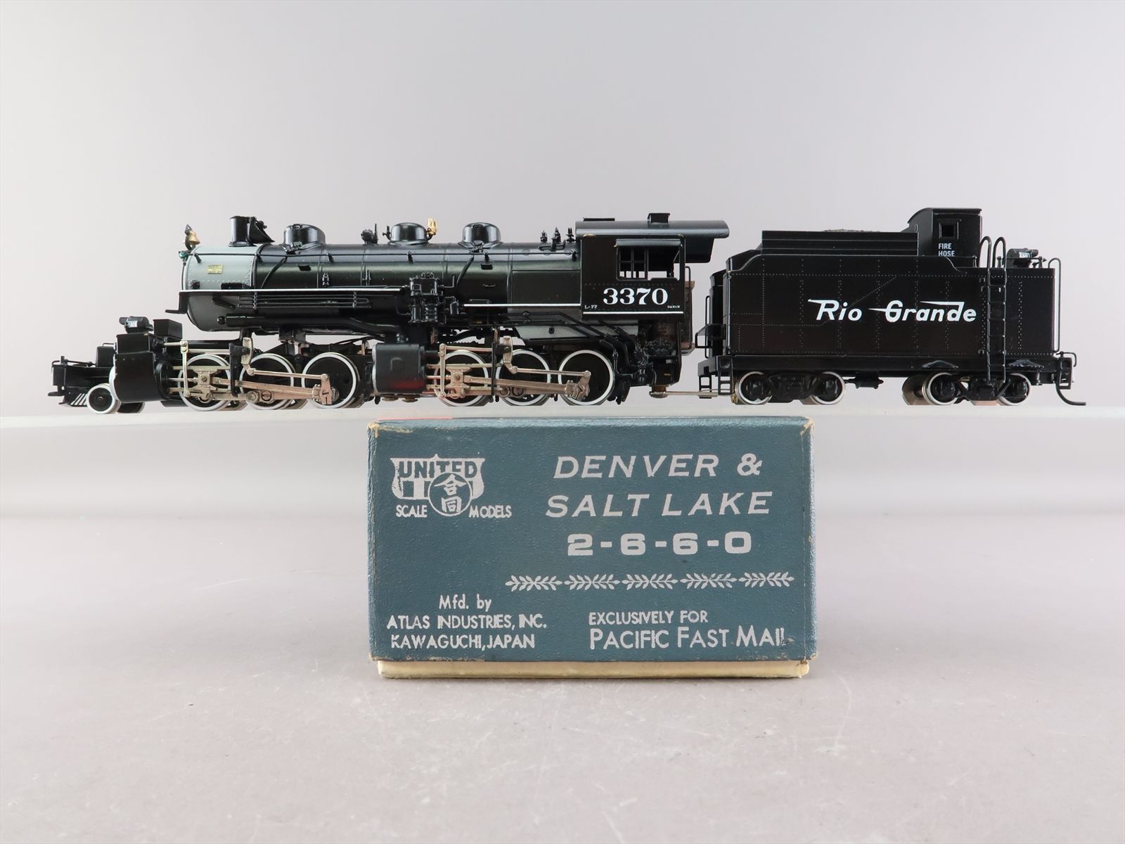 HO Brass Model - PFM D&SL Denver & Salt Lake as D&RGW Rio Grande 2-6-6 ...