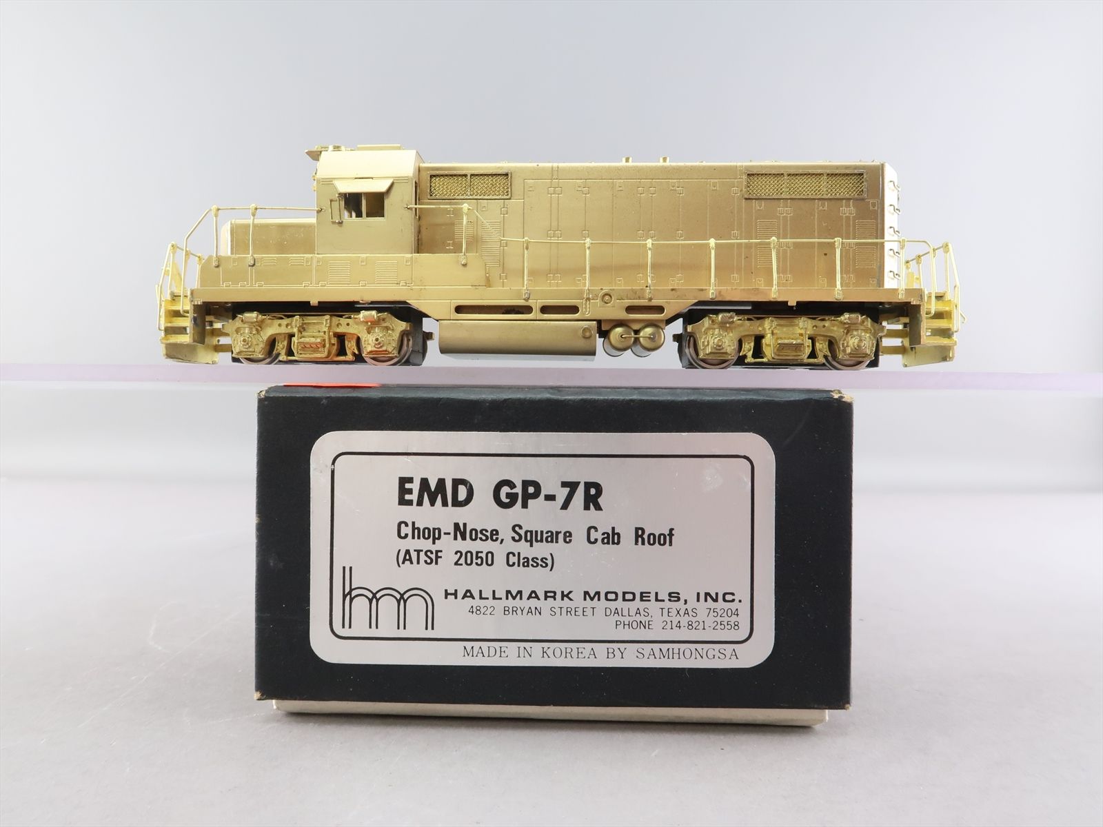 HO Brass Model - Hallmark HS0090 GP-7R AT&SF Santa Fe Chop Nose Round ...