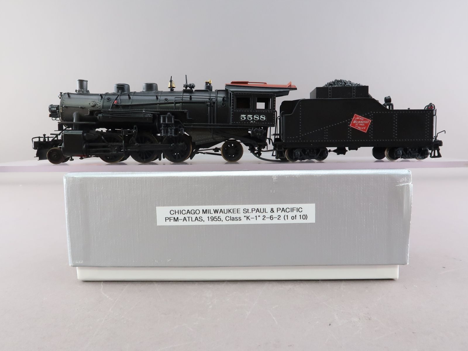 HO Brass Model - UNITED Atlas Milwaukee CMStP&P K-1 2-6-2 - Custom - Reid Dennis Collection