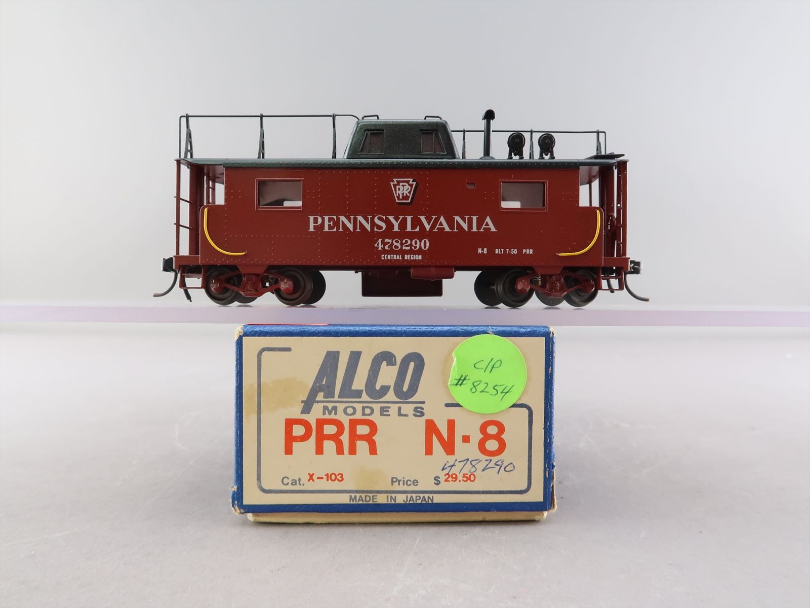 HO Brass Model - ALCO X-103 PRR Pennsylvania N-8 Cabin Car Caboose ...