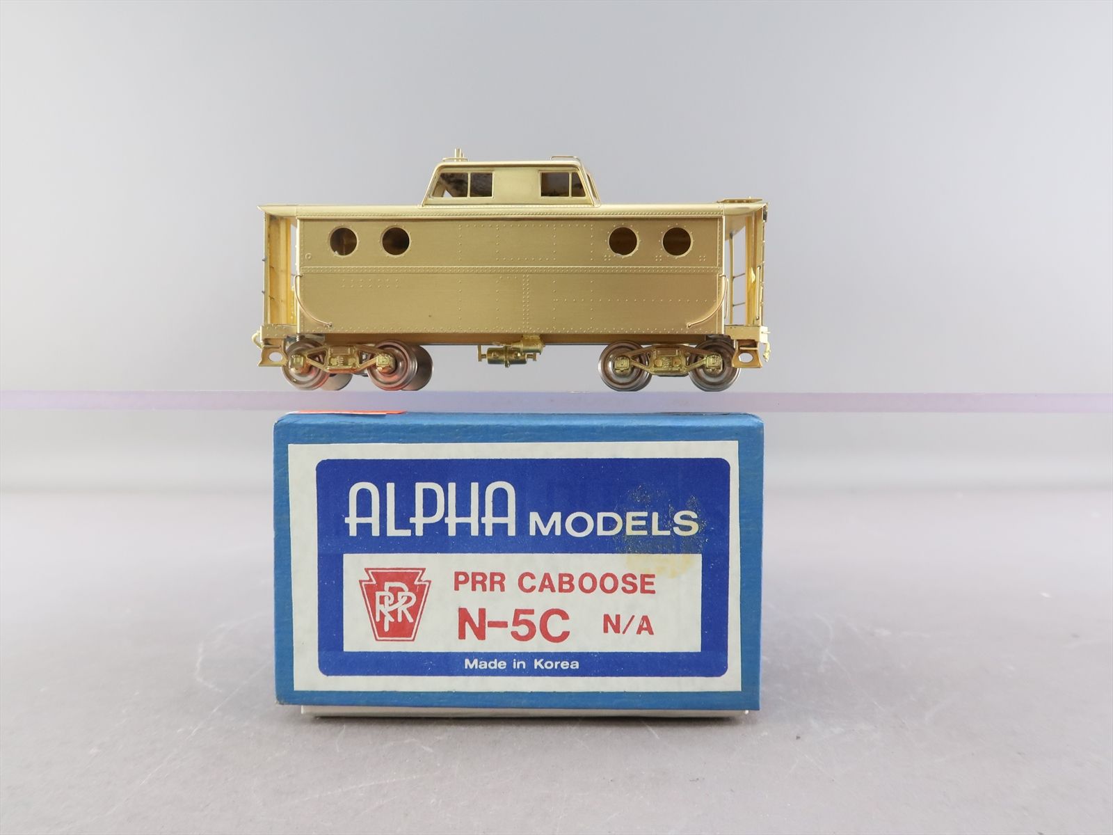 HO Brass Model - Alpha PRR Pennsylvania Caboose N-5C Class - Unpainted ...
