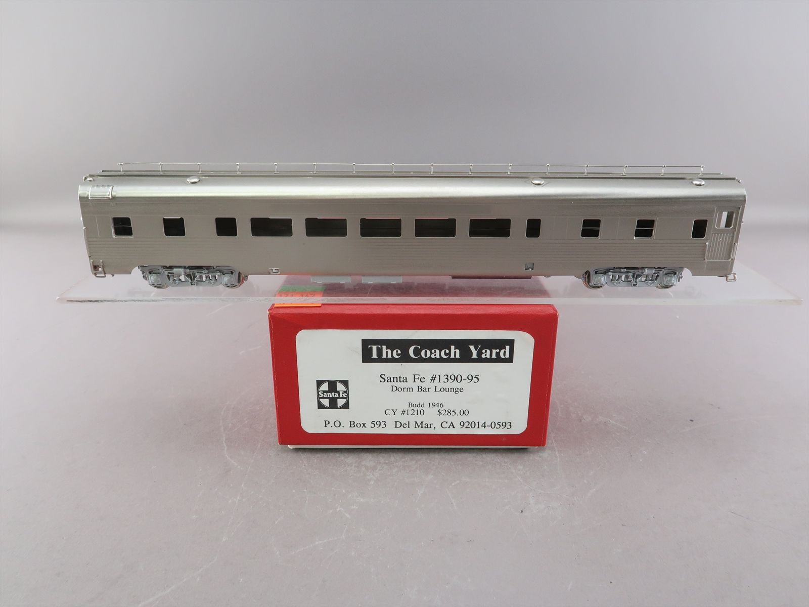 HO Brass Model - TCY 1210 AT&SF Santa Fe Dorm Dormitory Bar Lounge ...