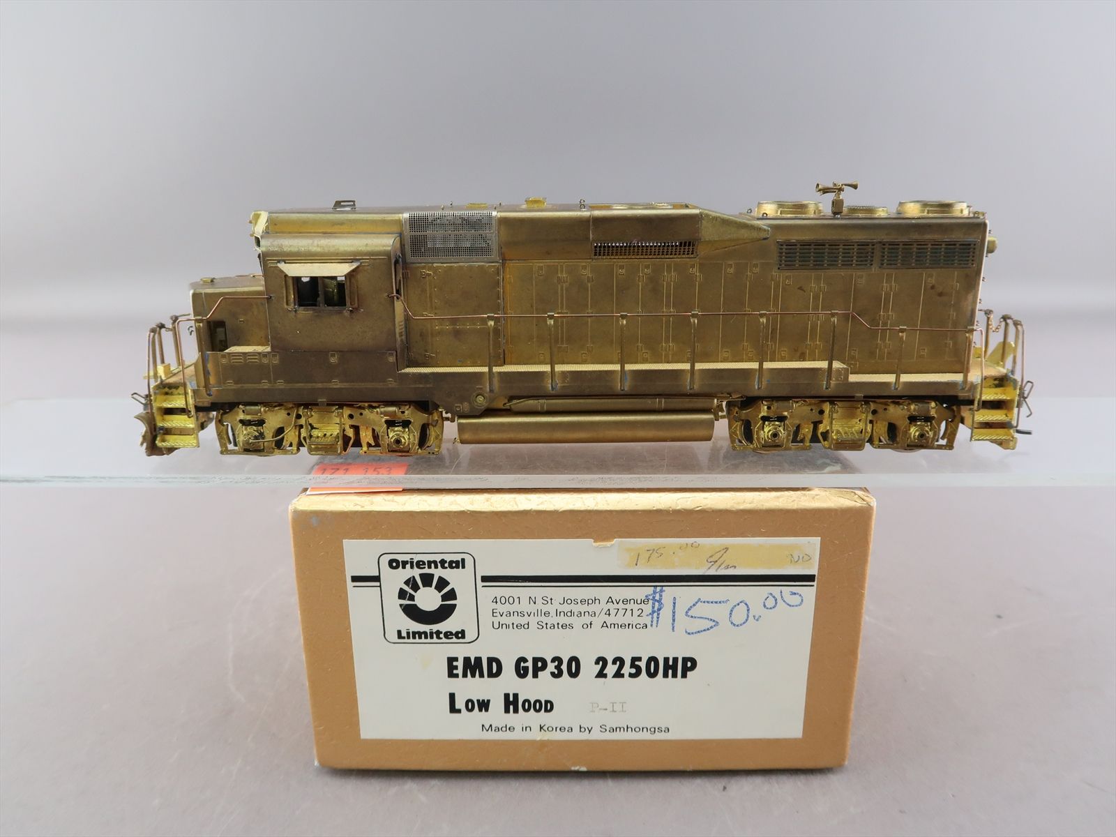 HO Brass Model - Oriental EMD GP30 2250HP Low Hood - Unpainted - 1988 ...