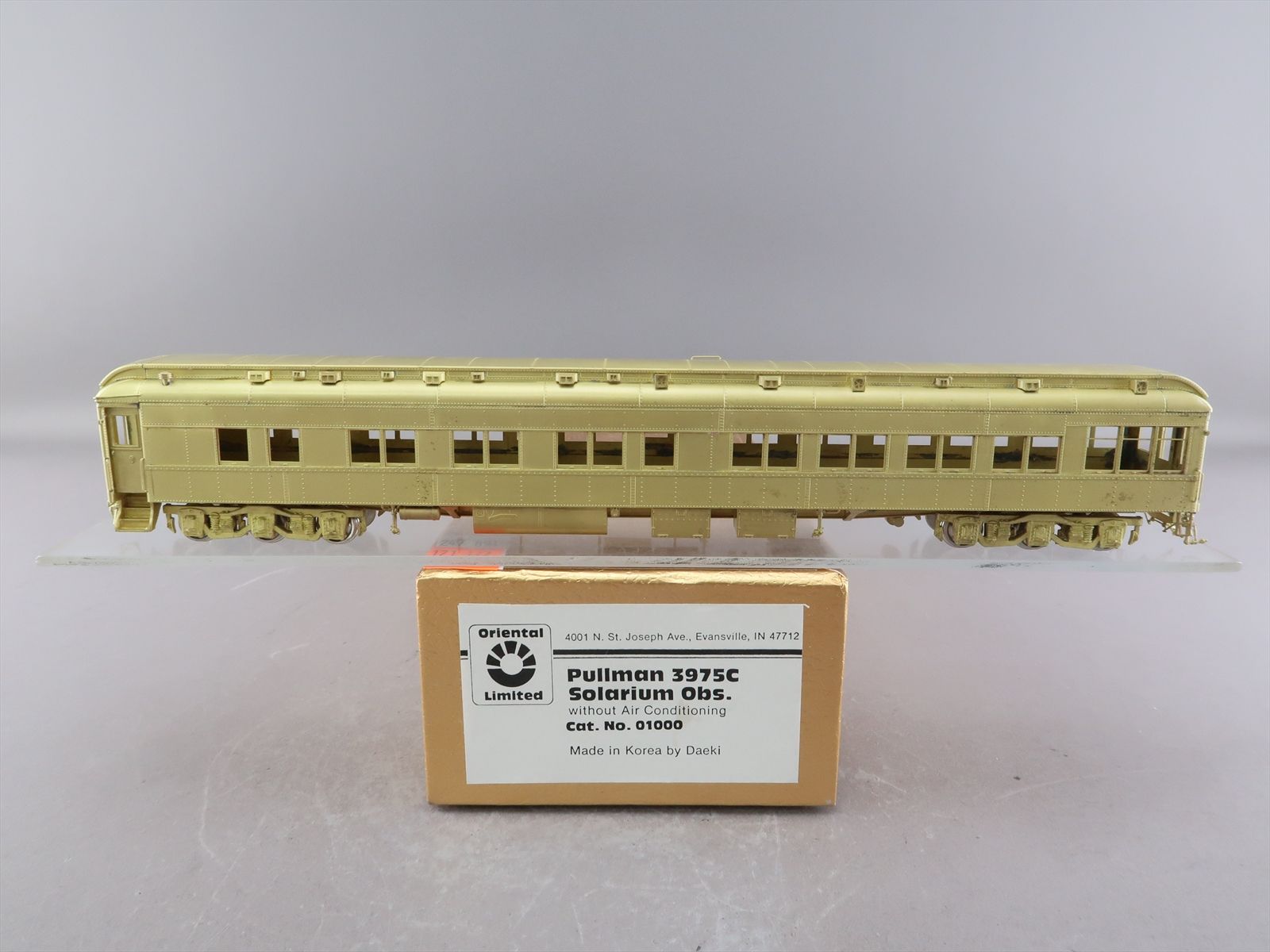 HO Brass Model - Oriental 01000 Pullman 3975C Solarium Observation w/o ...