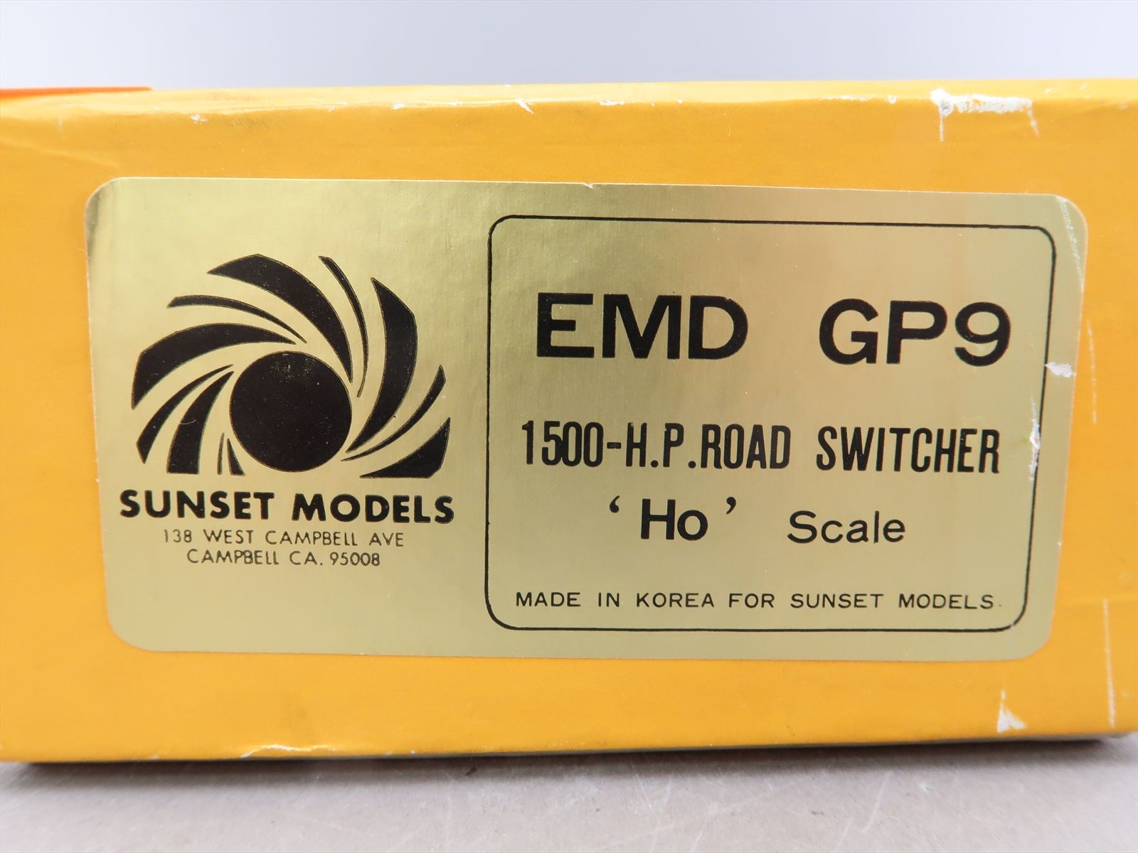 HO Brass Model - Sunset PRR Pennsylvania EMD GP9 1500 HP Road Switcher #7004 - Custom ...