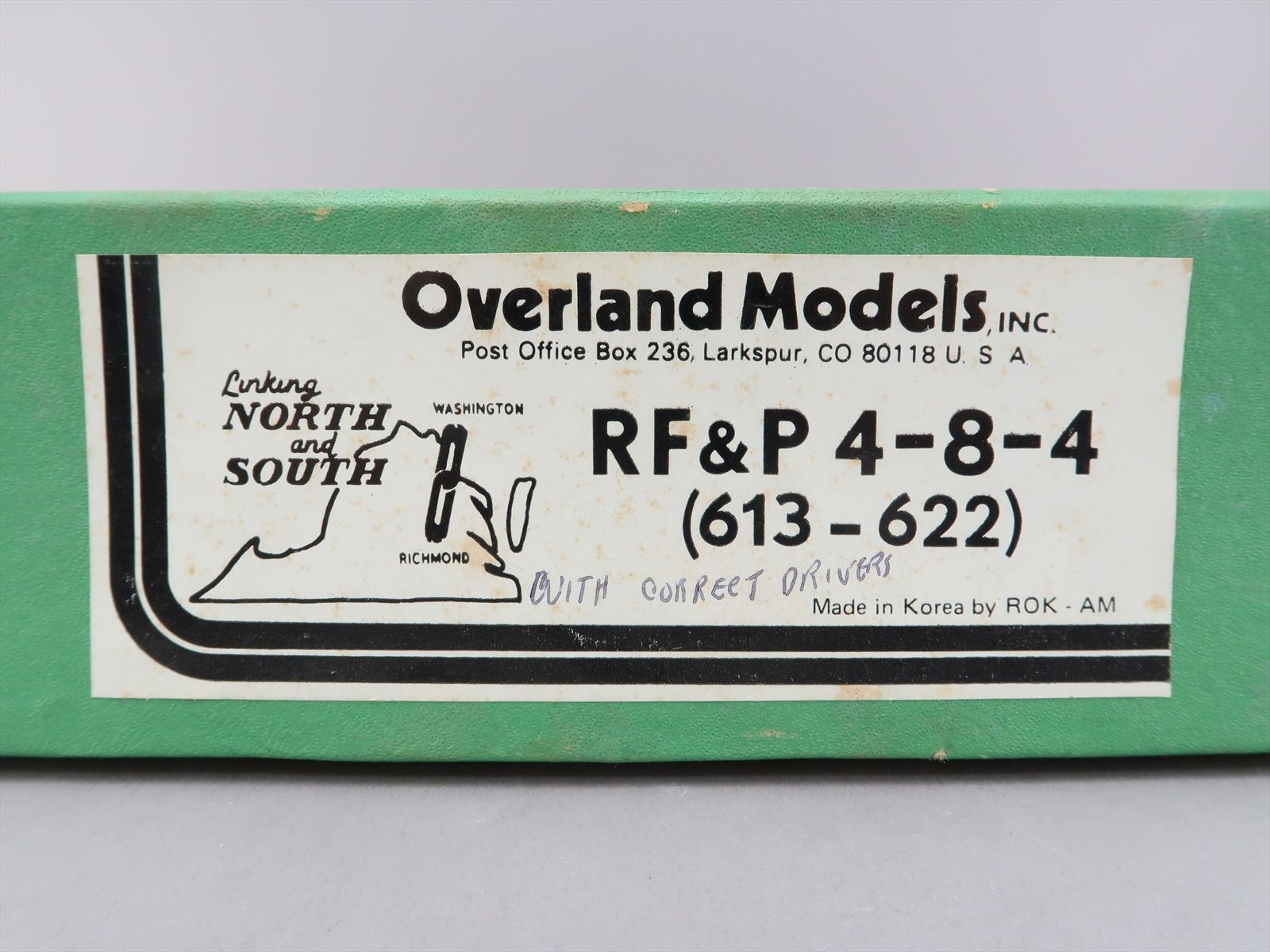 HO Brass Model - OMI 1409 RF&P Richmond Fredericksburg & Potomac 4-8-4 ...
