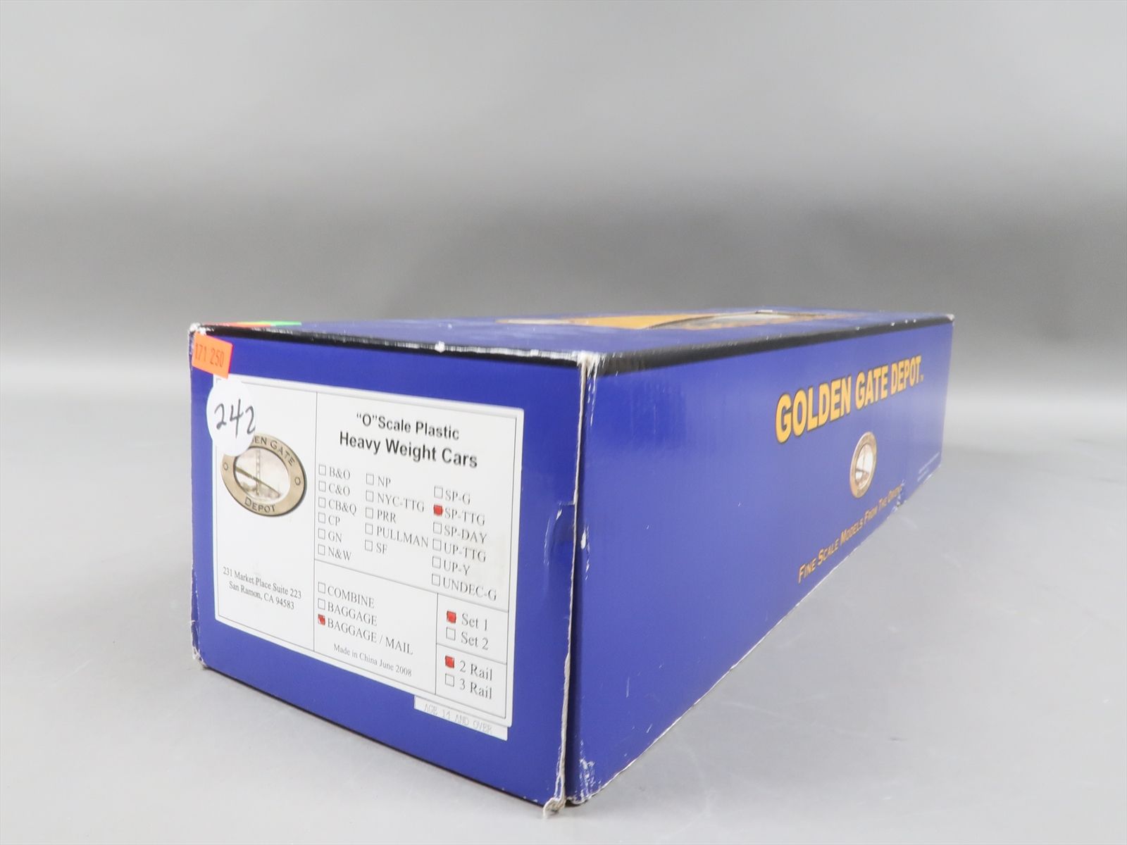 O Aluminum Model - GGD Golden Gate Depot SP Southern Pacific Baggage ...