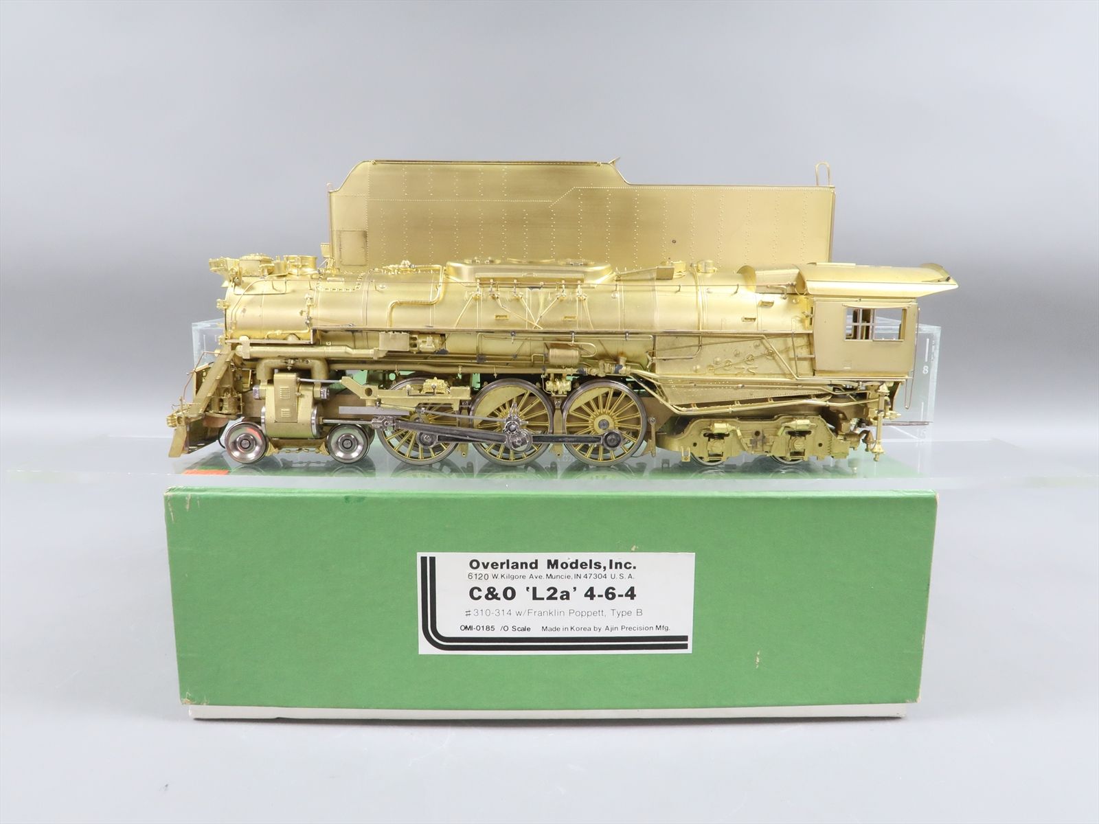 O Brass Model - OMI 0185 C&O Chesapeake & Ohio L2a 4-6-4 Franklin ...