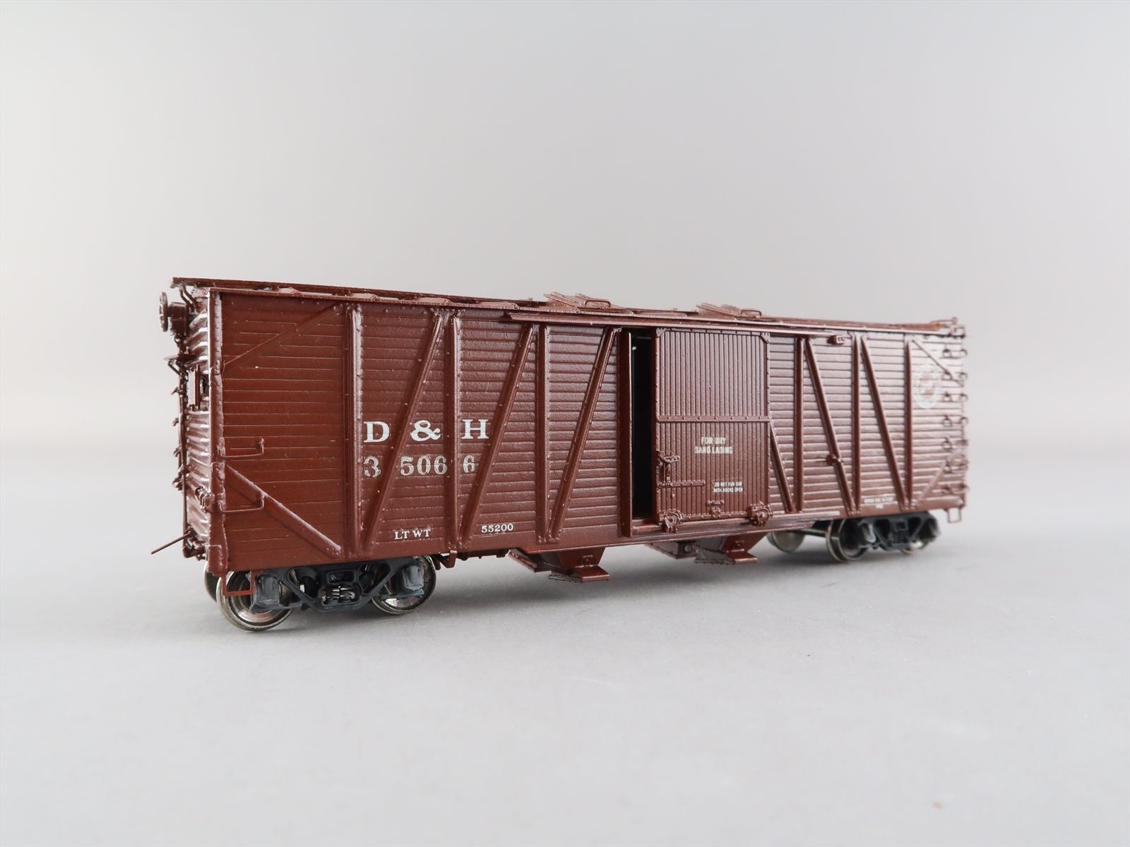 HO Brass Model - OMI 3100 D&H Delaware & Hudson Wood Sheathed Boxcar ...
