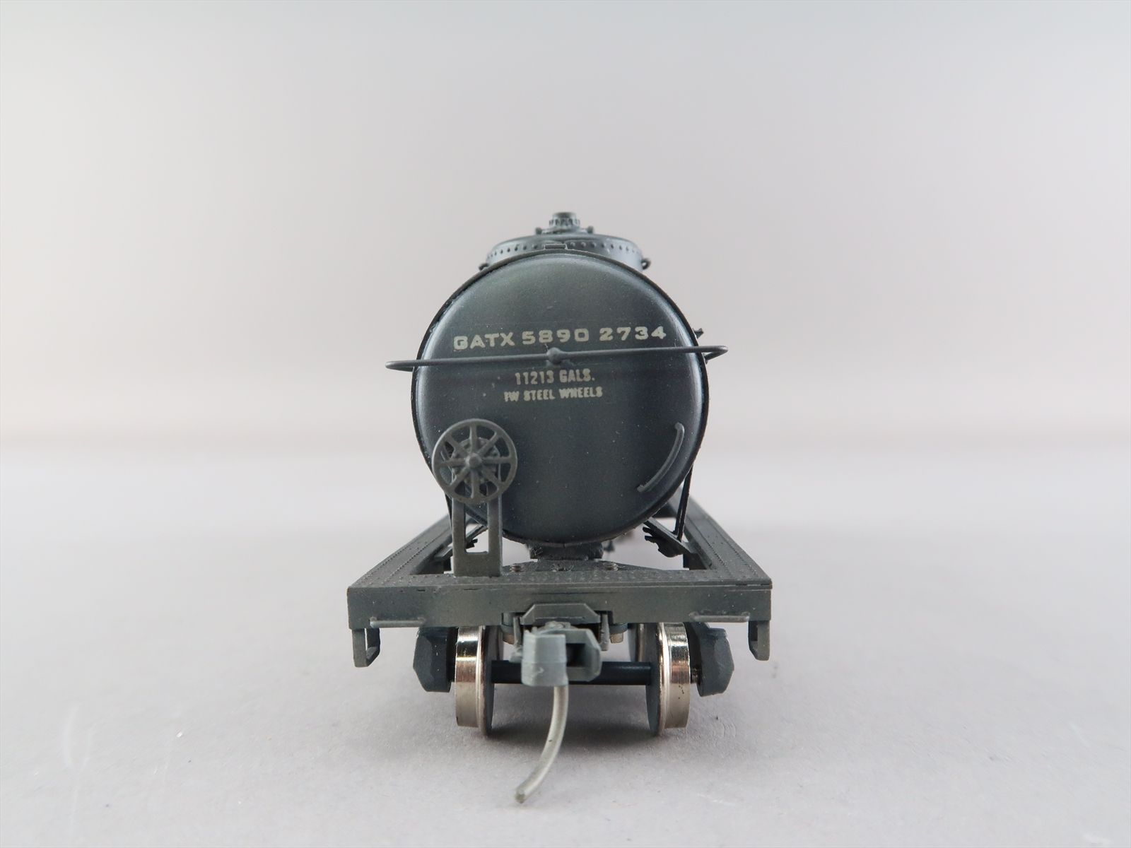 HO Brass Model - Gem TM-301 GATX Gulf Oil Corporation 3-Dome Tank Car #2734 - Custom + Weathered ...