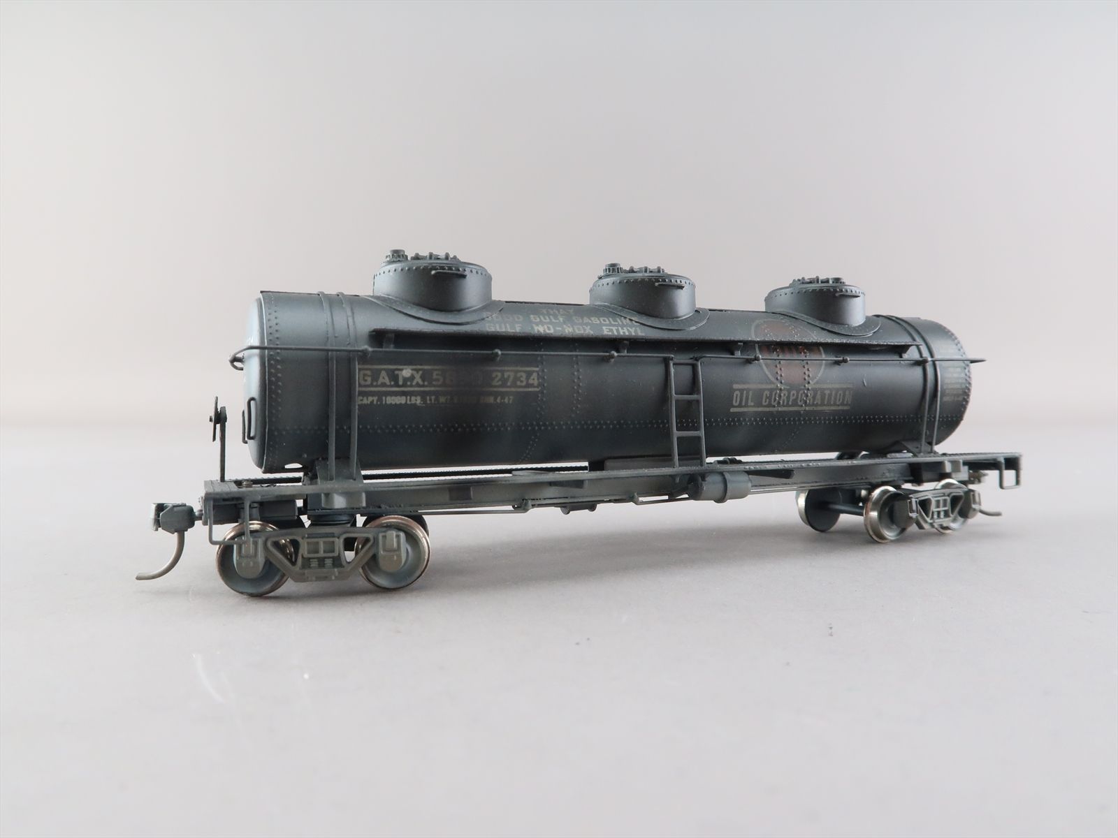 HO Brass Model - Gem TM-301 GATX Gulf Oil Corporation 3-Dome Tank Car ...