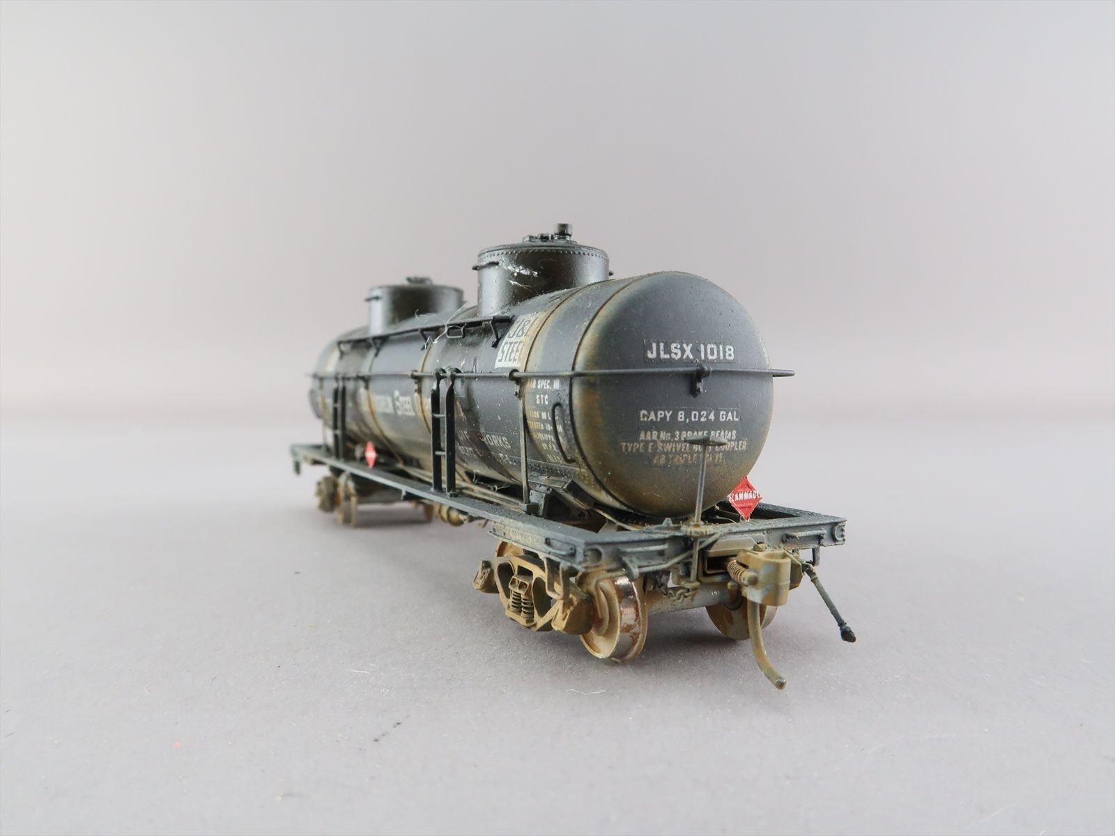 HO Brass Model - OMI 3131 Jones & Laughlin ACF Double Dome 8000 Gallon ...