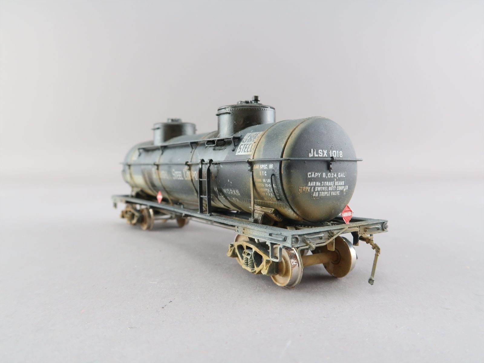 HO Brass Model - OMI 3131 Jones & Laughlin ACF Double Dome 8000 Gallon ...