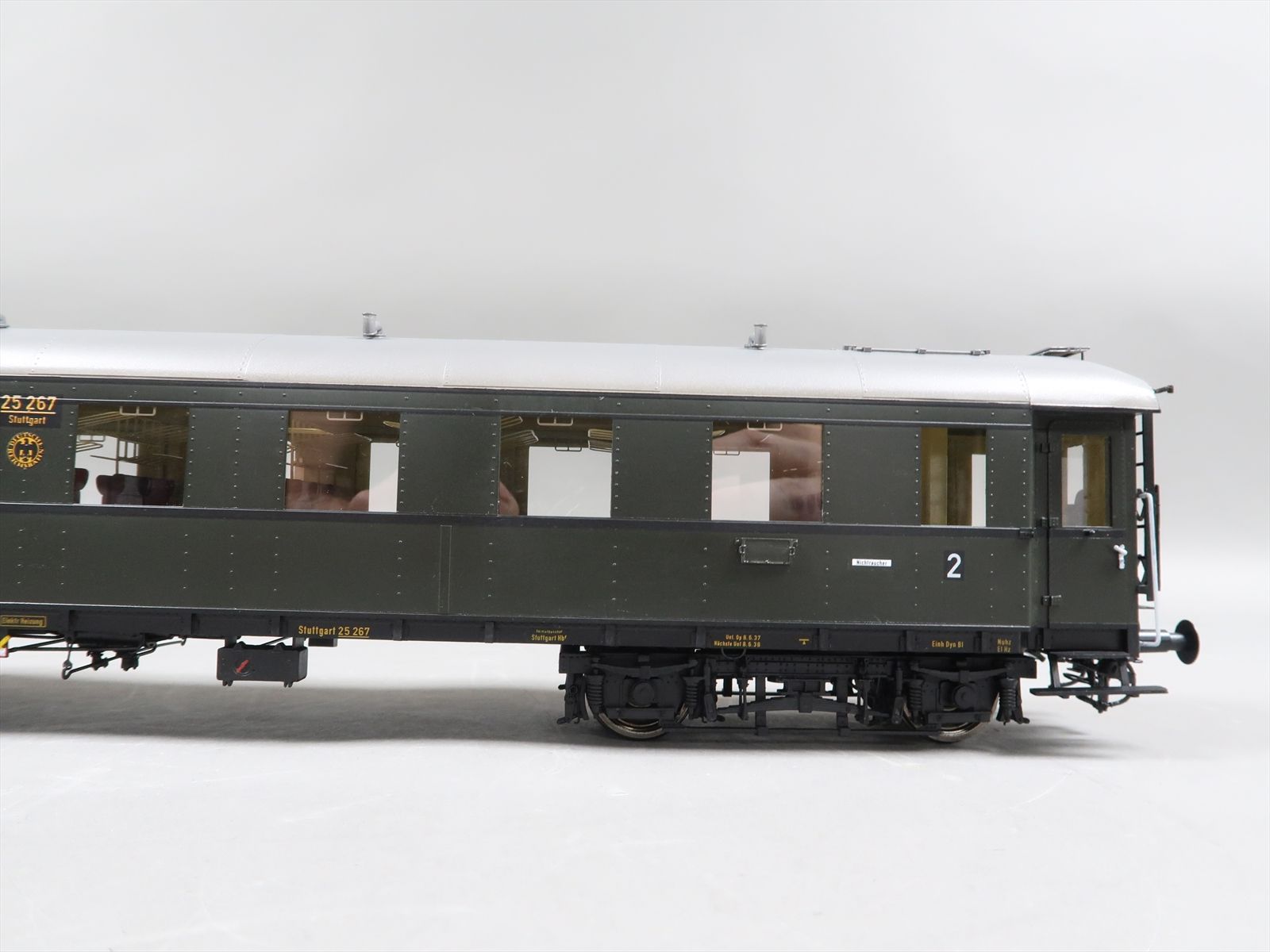 O Brass Model - Wunder DRB Deutsche Reichsbahn 2 Klasse-Wagen Ep. II - F/P