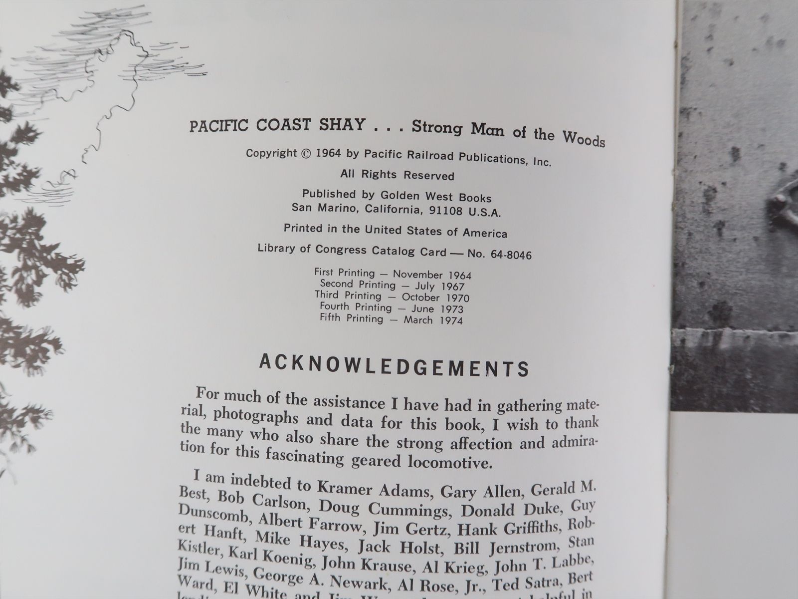 Railroad Book - Pacific Coast Shay - Dan Ranger, Jr. - 112 pgs